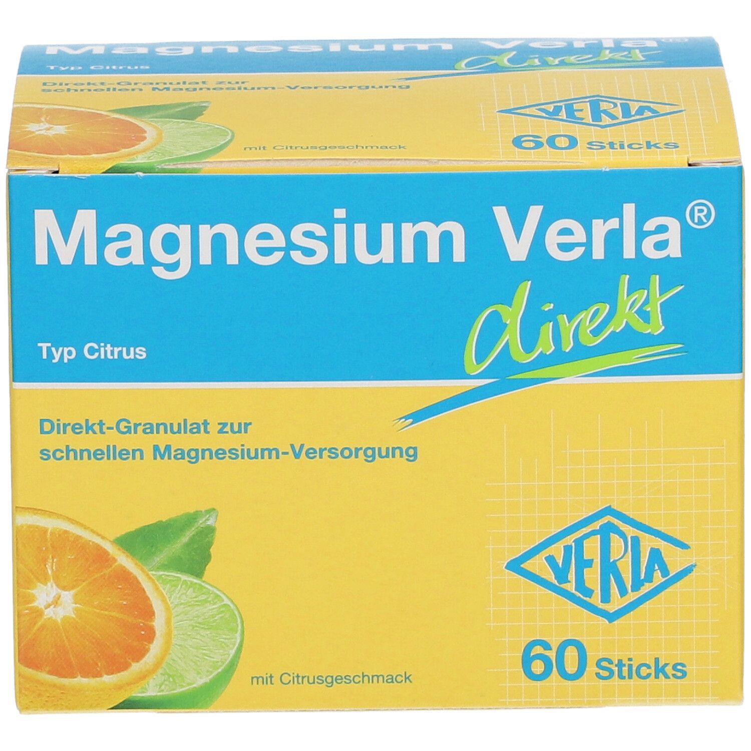 Magnesium Verla® Direkt Citrus 60 St - Shop Apotheke