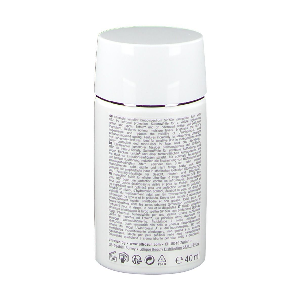 ultrasun Face Fluid Brightening & Anti-Pollution SPF50+ 40 ml - shop ...