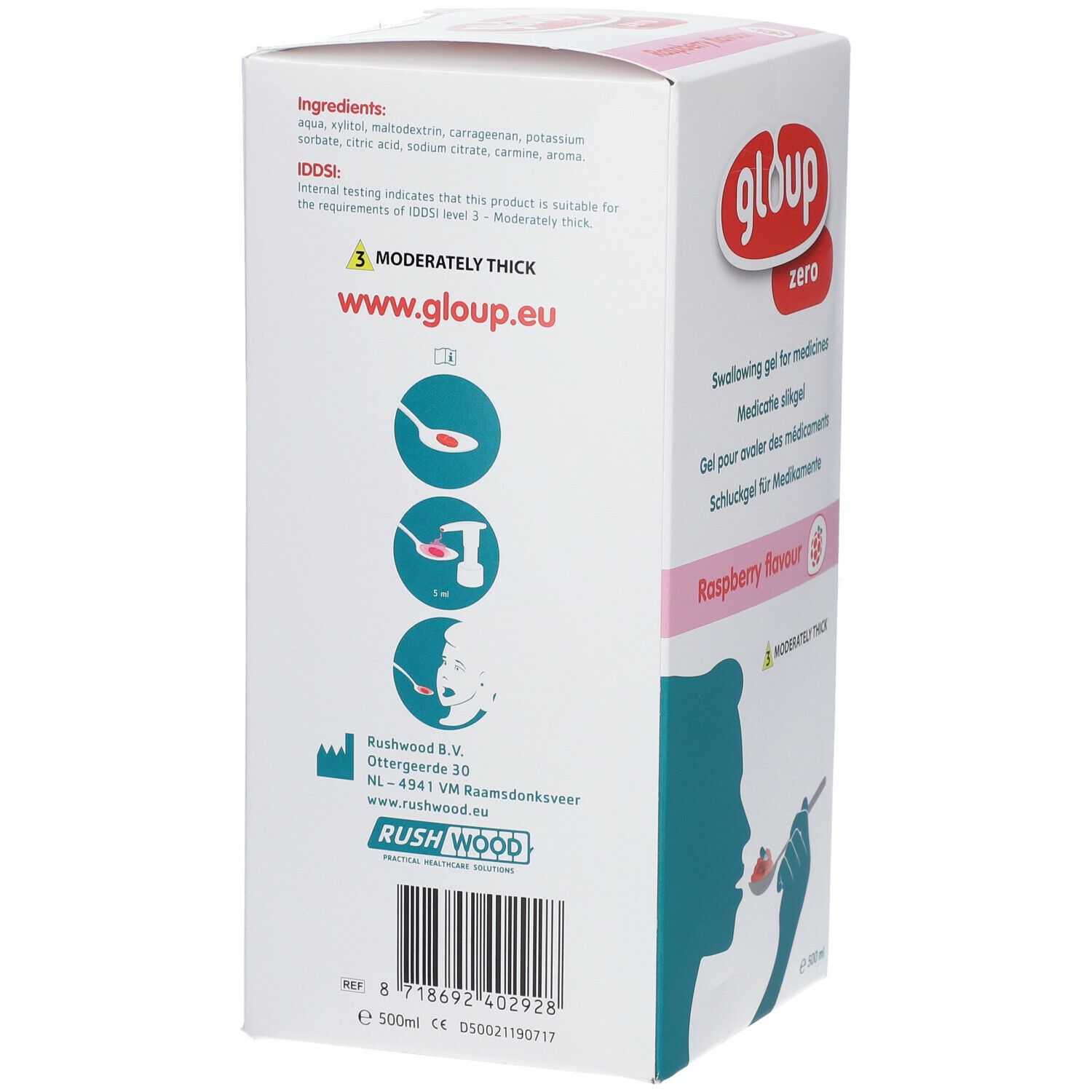 gloup zero Himbeergeschmack 500 ml - Shop Apotheke