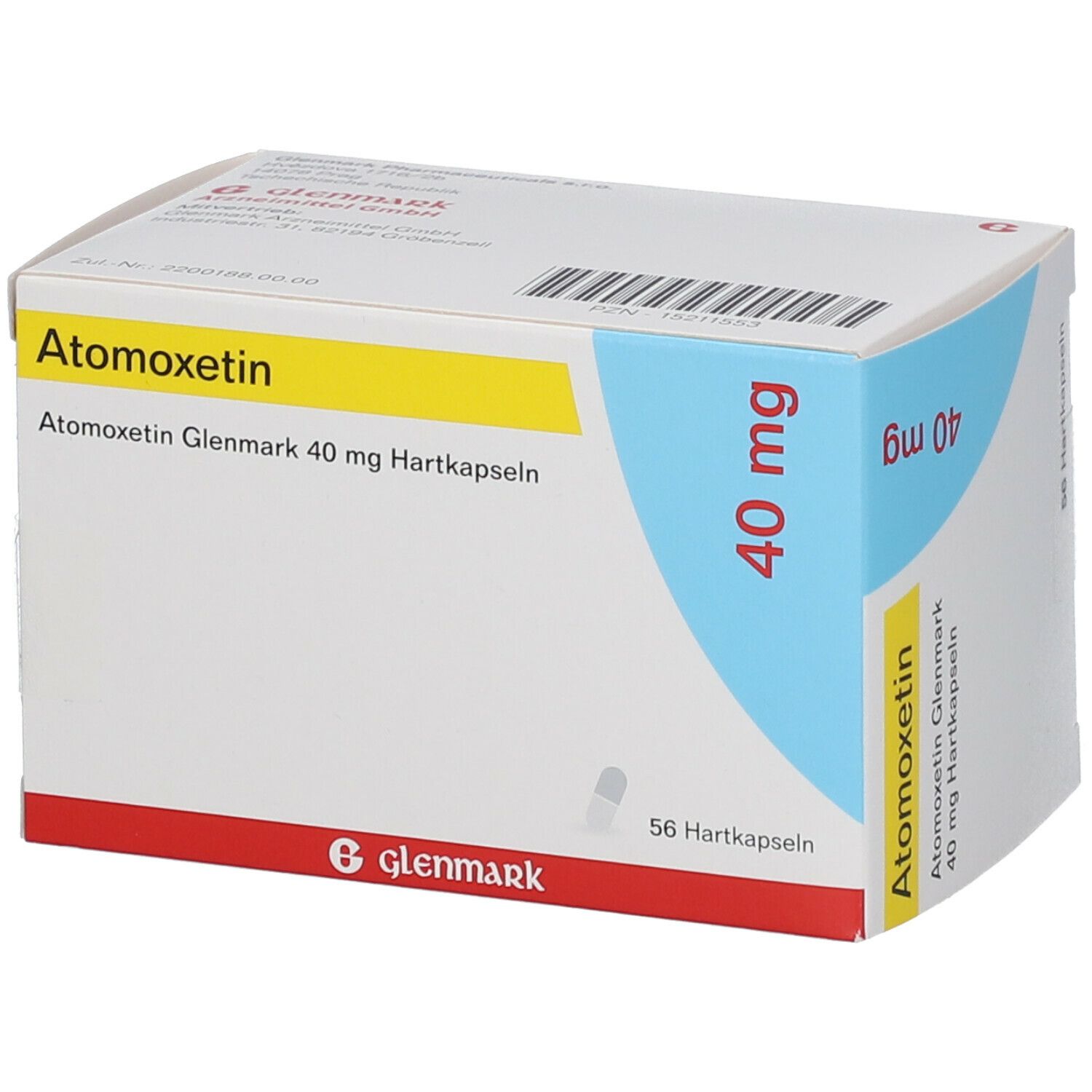 Atomoxetin Glenmark 40 mg 56 St mit dem E-Rezept kaufen - Shop Apotheke