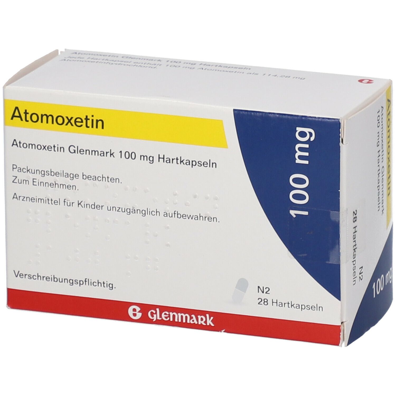 Atomoxetin Glenmark 100 mg 28 St mit dem E-Rezept kaufen - Shop Apotheke