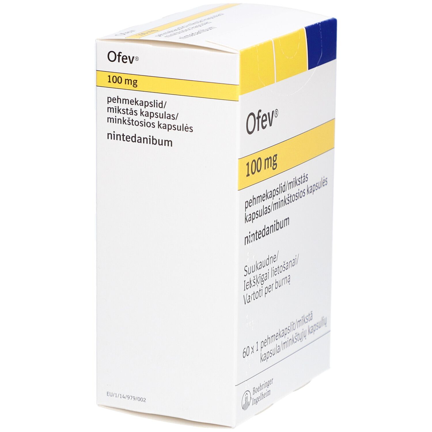 OFEV 100 mg Weichkapseln 60 St mit dem E-Rezept kaufen - Shop Apotheke