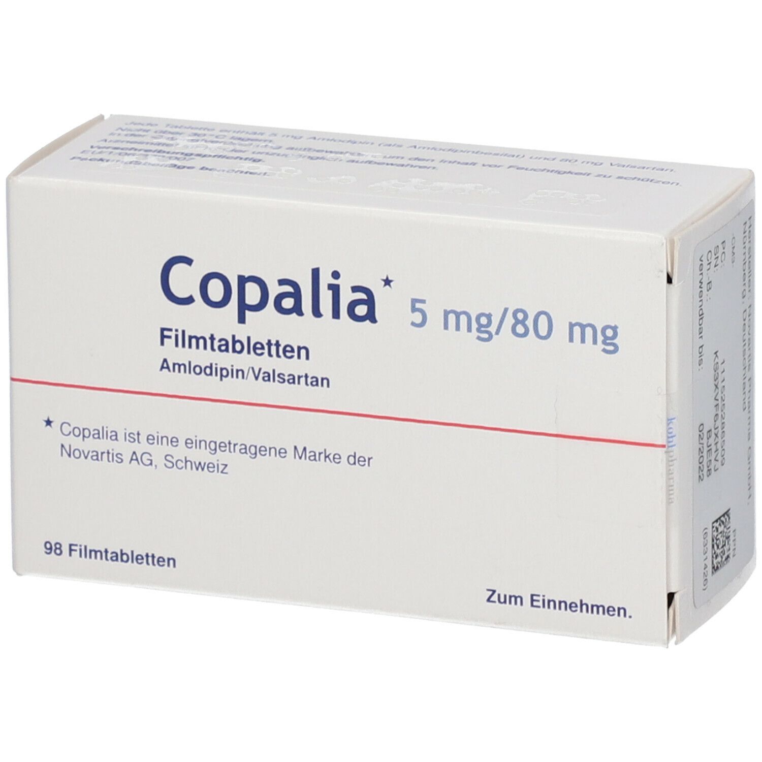 Copalia 5 mg/80 mg 98 St mit dem E-Rezept kaufen - Shop Apotheke