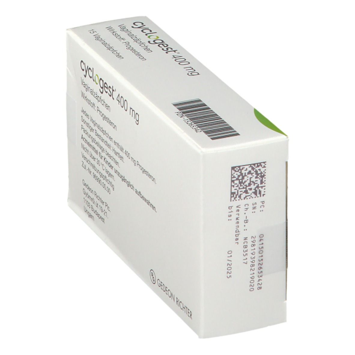 cyclogest® 400 mg 15 St mit dem E-Rezept kaufen - Shop Apotheke