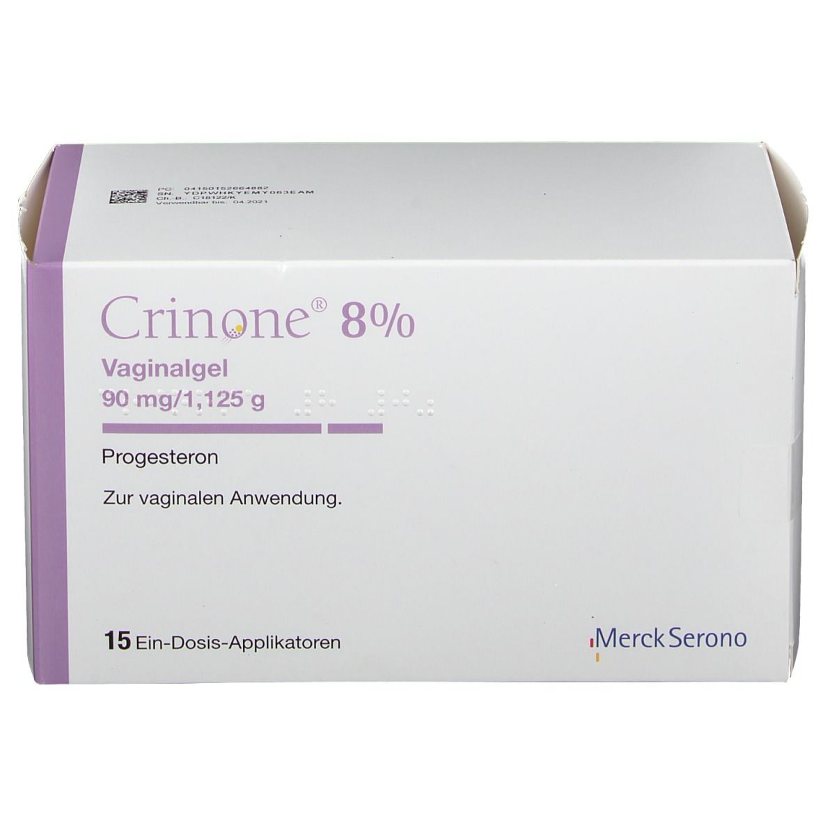Crinone® 8 % 1x15 St mit dem E-Rezept kaufen - Shop Apotheke