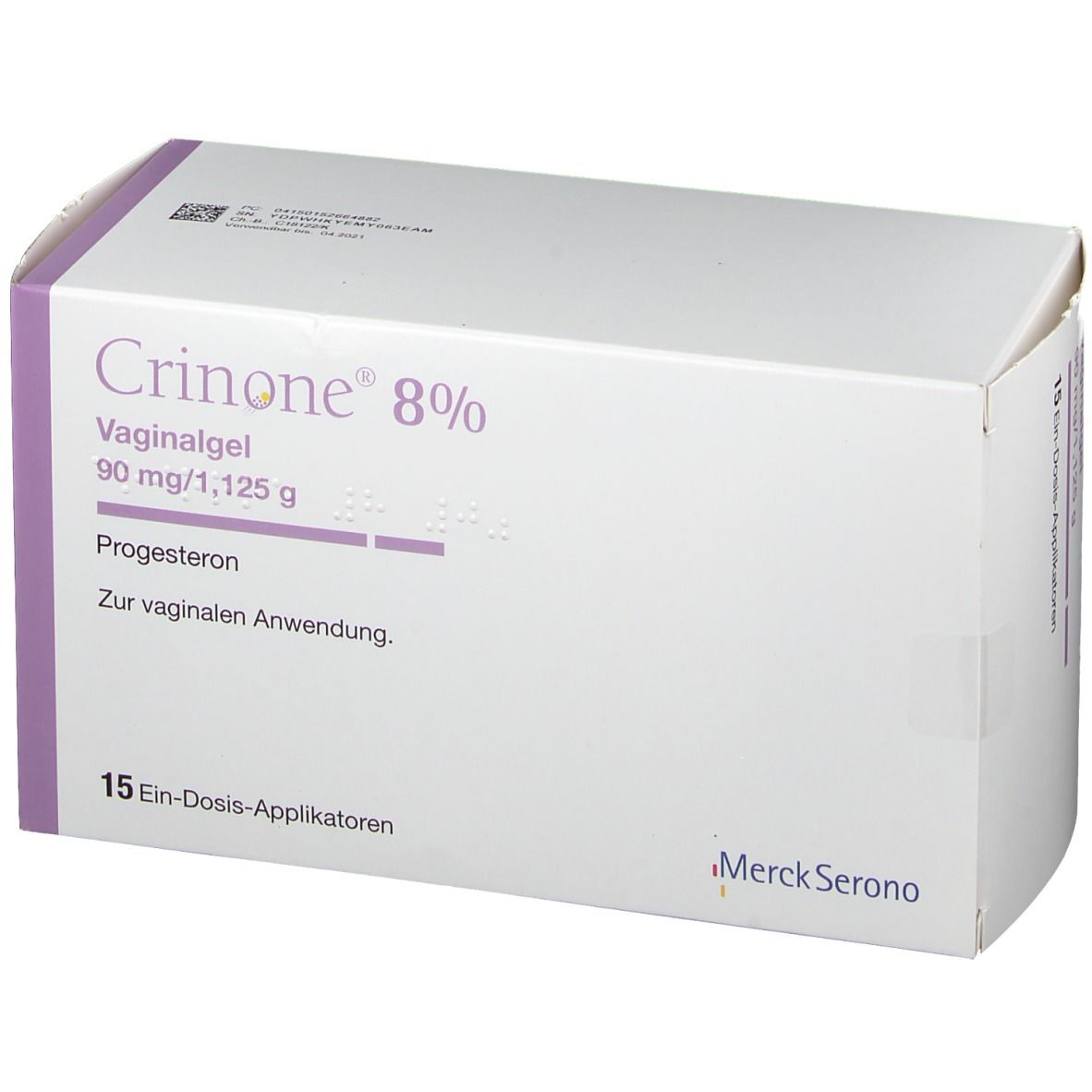 Crinone® 8 % 1x15 St mit dem E-Rezept kaufen - Shop Apotheke