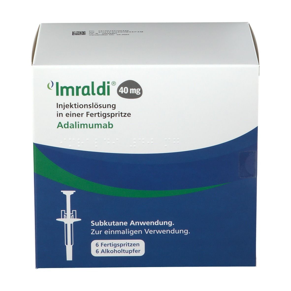 ImraLDi 40 mg/0,8 ml 6 St mit dem E-Rezept kaufen - Shop Apotheke