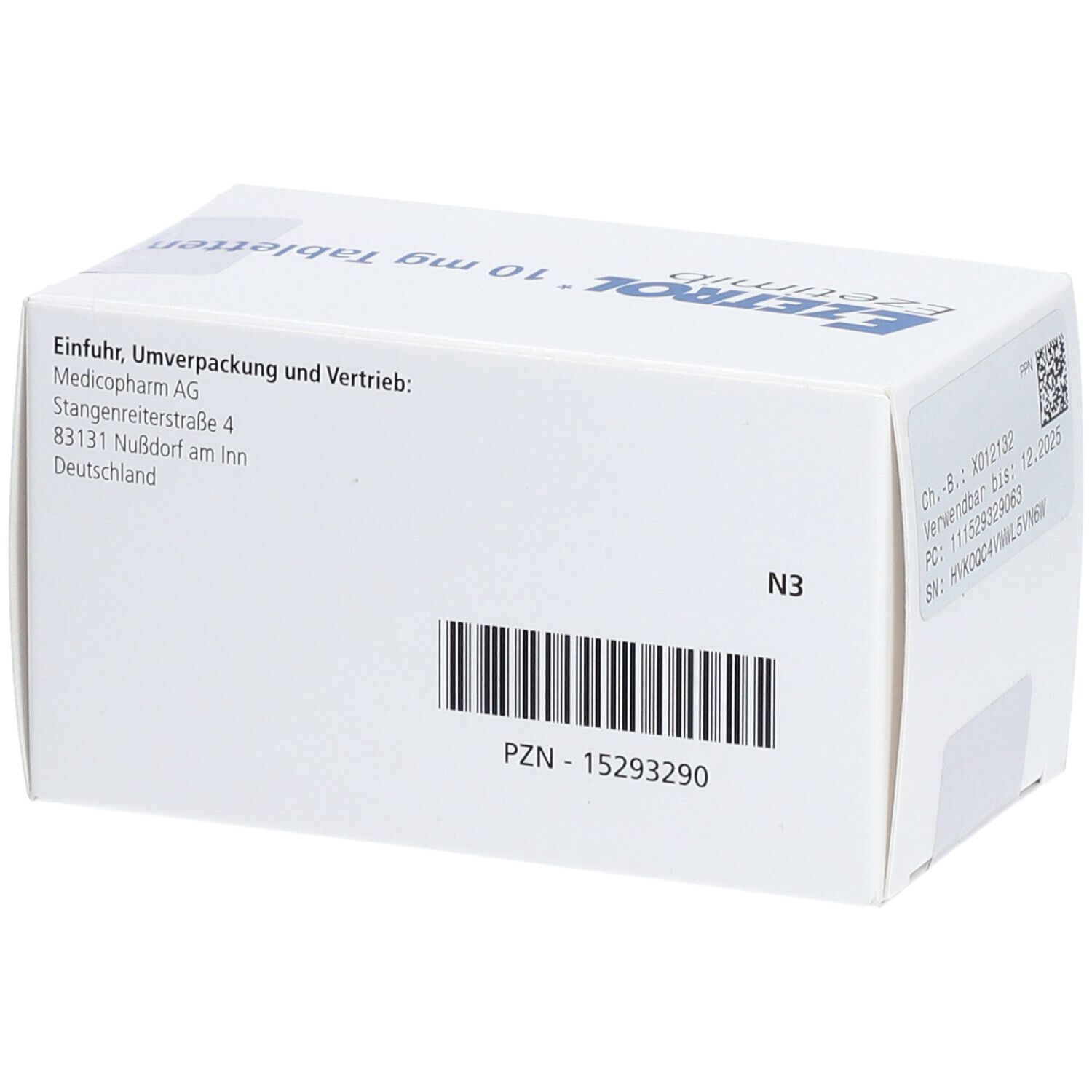 Ezetrol 10 mg 100 St mit dem E-Rezept kaufen - Shop Apotheke