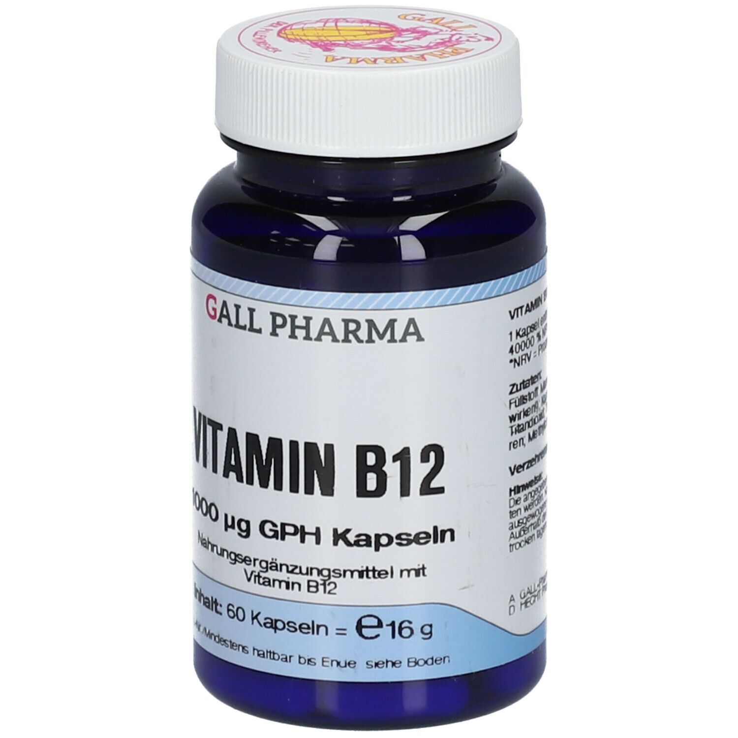 GALL PHARMA Vitamin B12 1000 µg GPH 60 St - Shop Apotheke