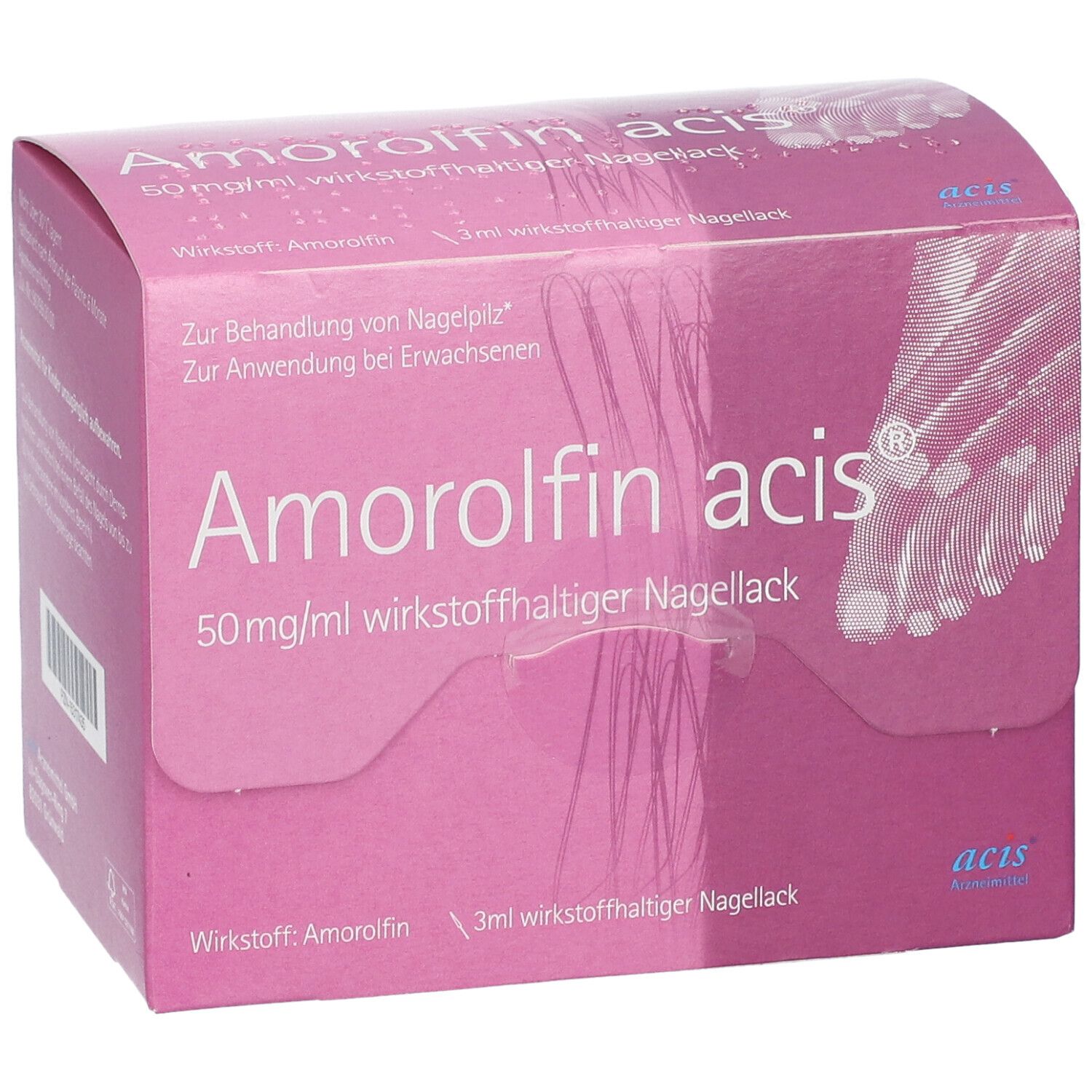 Amorolfin acis® 50mg/ml wirkstoffhaltiger Nagellack 3 ml - Shop Apotheke