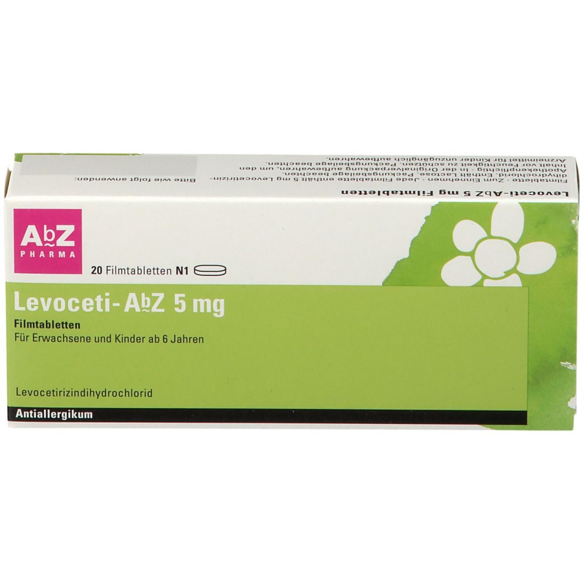 Levoceti-AbZ 5 mg 20 St - shop-apotheke.com
