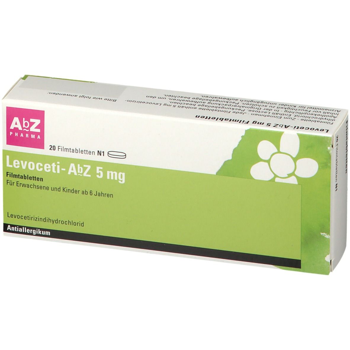 Levoceti-AbZ 5 mg 20 St - shop-apotheke.com