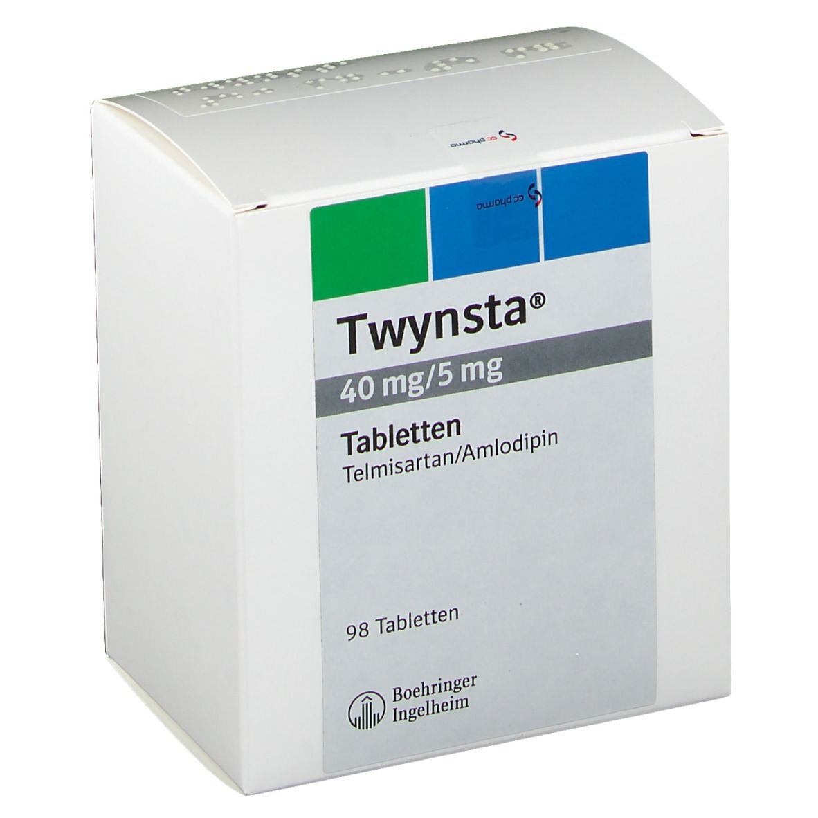 Twynsta® 40 mg/5 mg 98 St mit dem E-Rezept kaufen - Shop Apotheke