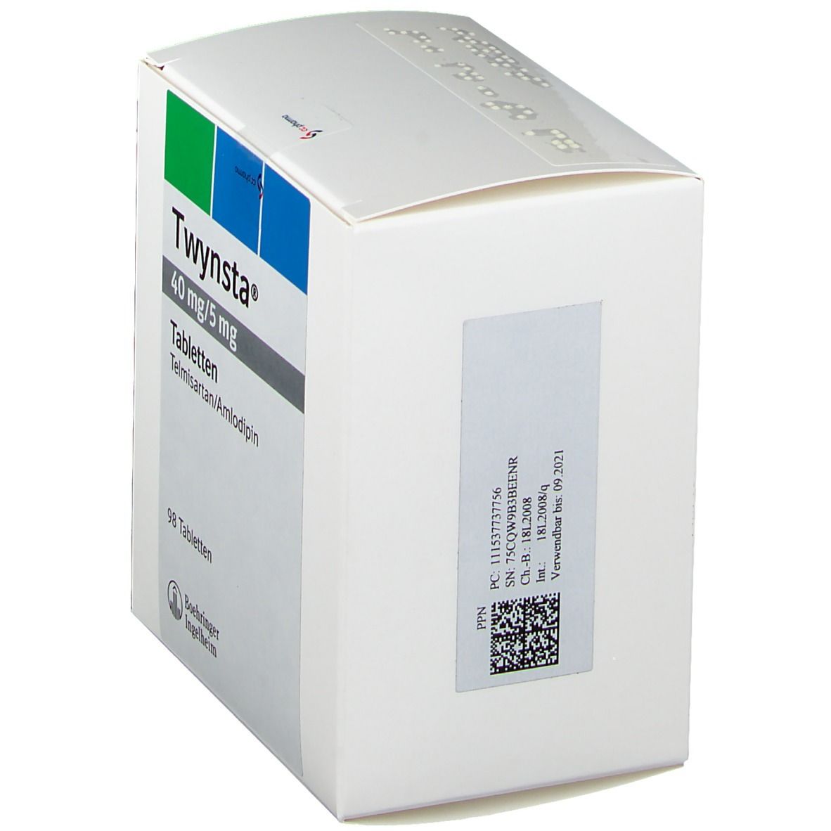 Twynsta® 40 mg/5 mg 98 St mit dem E-Rezept kaufen - Shop Apotheke