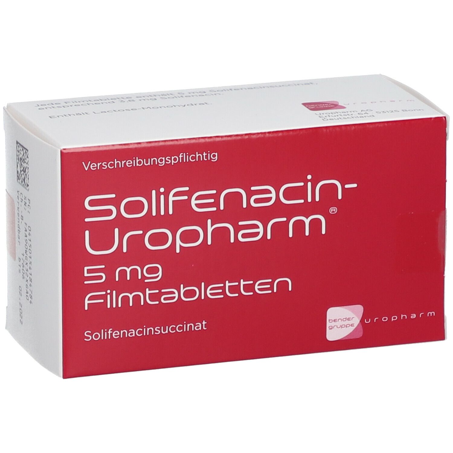Solifenacin-Uropharm® 5 mg 90 St mit dem E-Rezept kaufen - Shop Apotheke