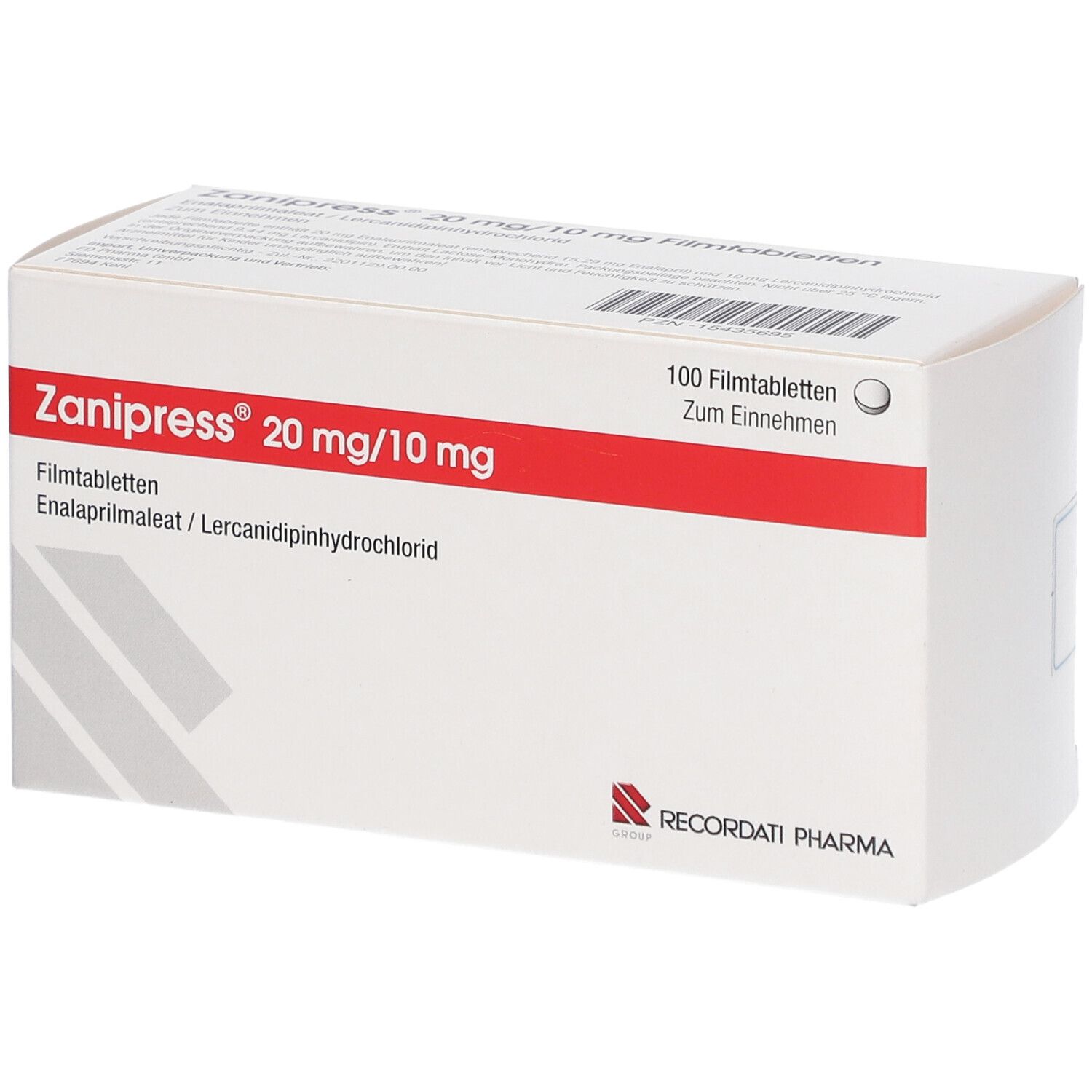 Zanipress® 20 mg/10 mg 100 St mit dem E-Rezept kaufen - Shop Apotheke