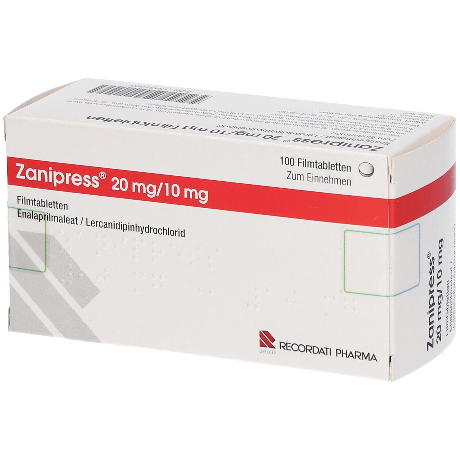 Zanipress® 20 mg/10 mg 100 St mit dem E-Rezept kaufen - Shop Apotheke