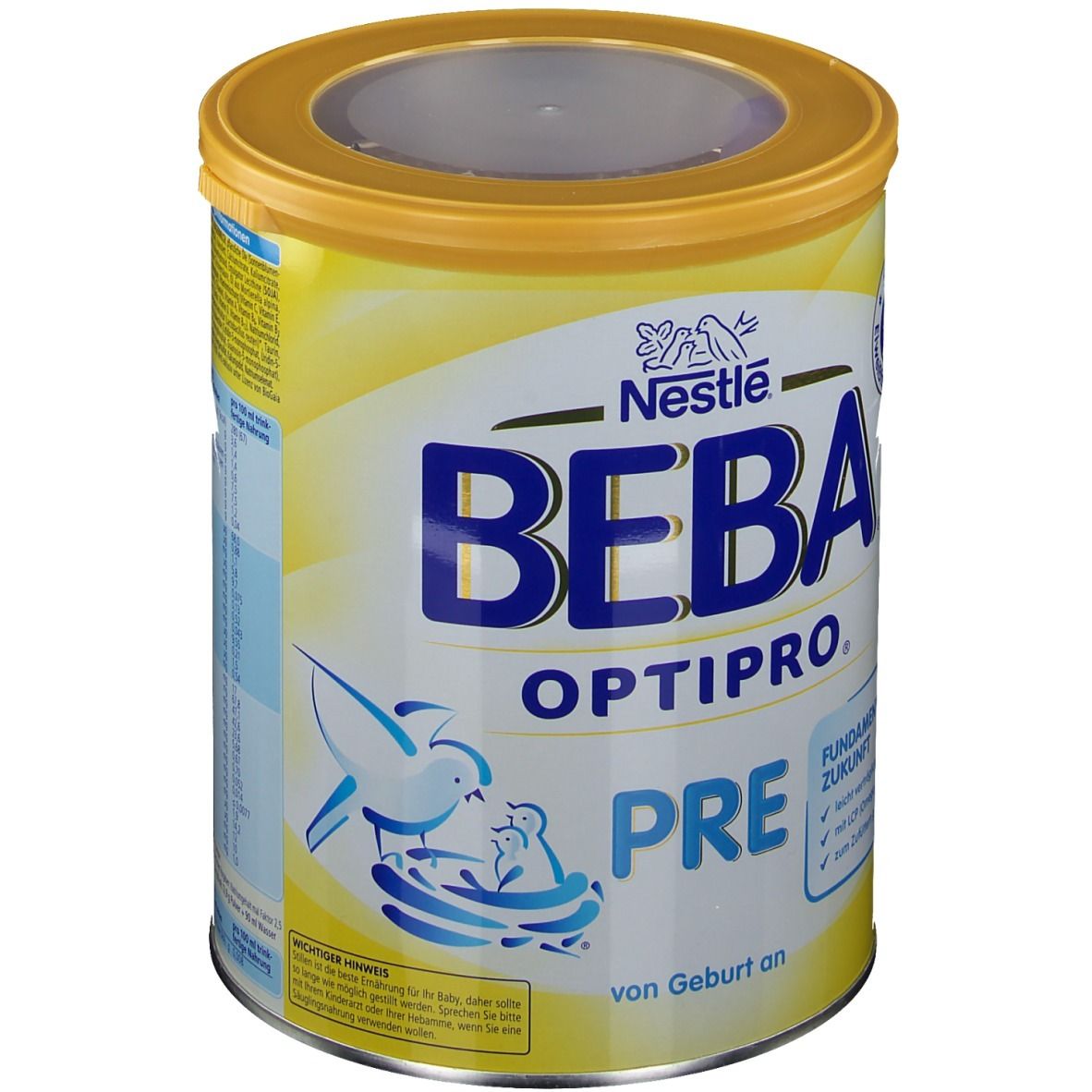 Nestlé BEBA OPTIPRO® PRE Anfangsmilch von Geburt an 800 g - shop ...