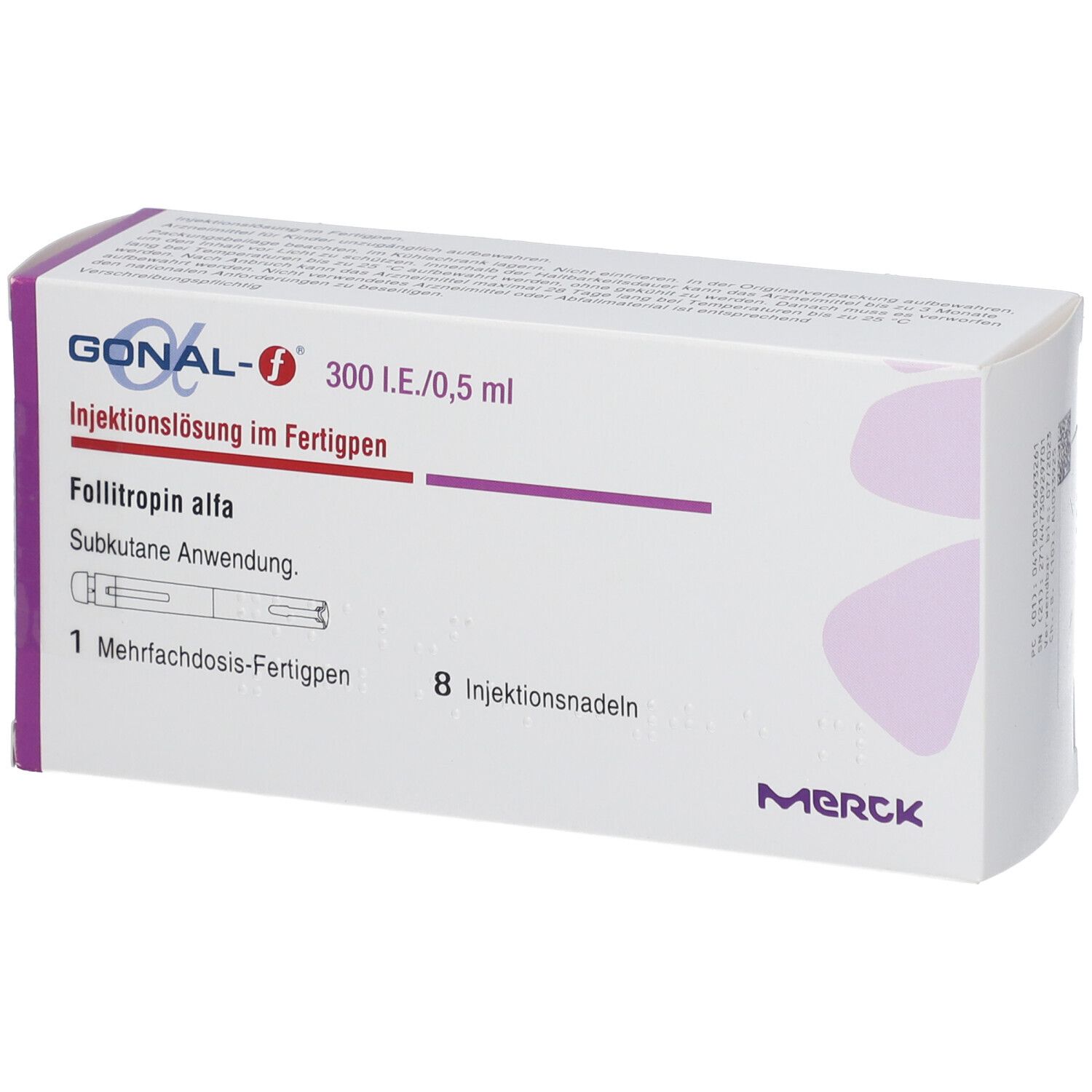GONAL-f 300 I.E./0,5 ml 22 Mikr./0,5ml Fertigpen 1 St mit dem E-Rezept ...
