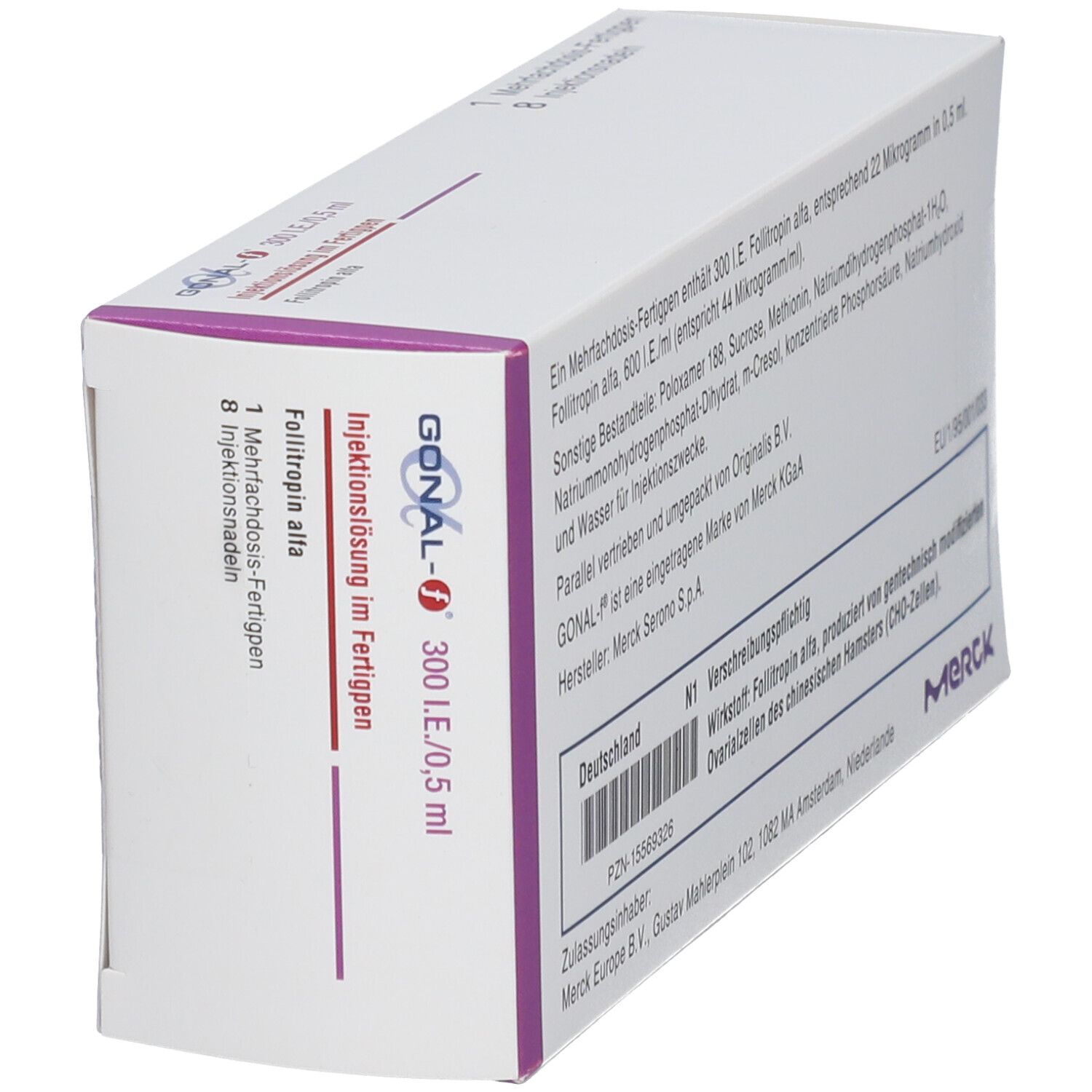 GONAL-f 300 I.E./0,5 ml 22 Mikr./0,5ml Fertigpen 1 St mit dem E-Rezept ...