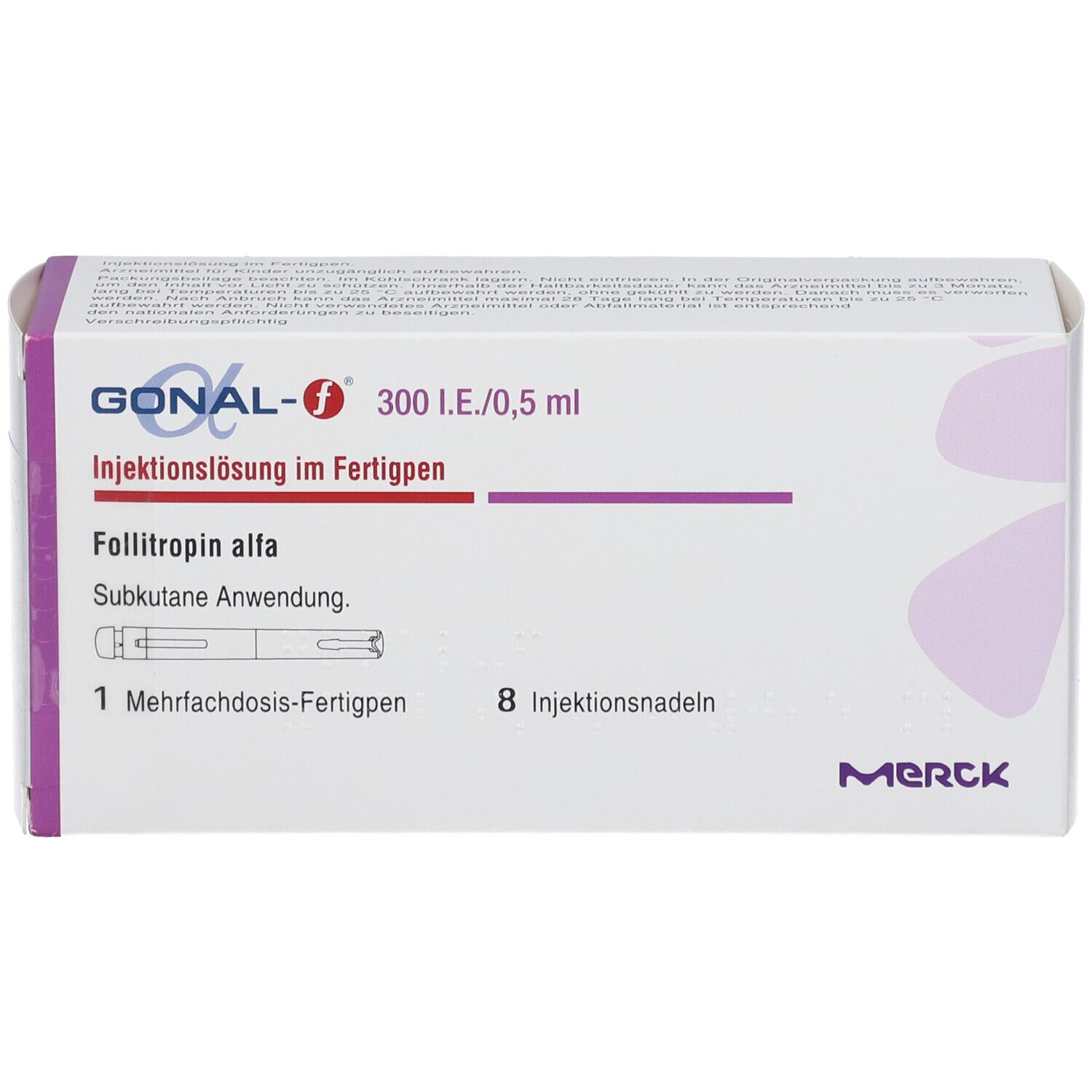 GONAL-f 300 I.E./0,5 ml 22 Mikr./0,5ml Fertigpen 1 St mit dem E-Rezept ...