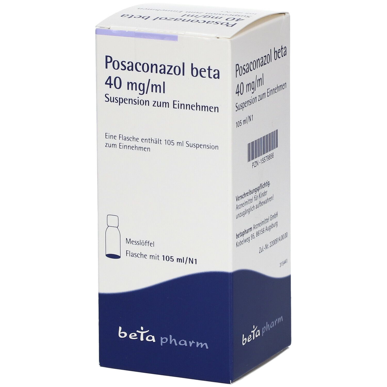 Posaconazol beta 40 mg/ml 105 ml mit dem E-Rezept kaufen - Shop Apotheke