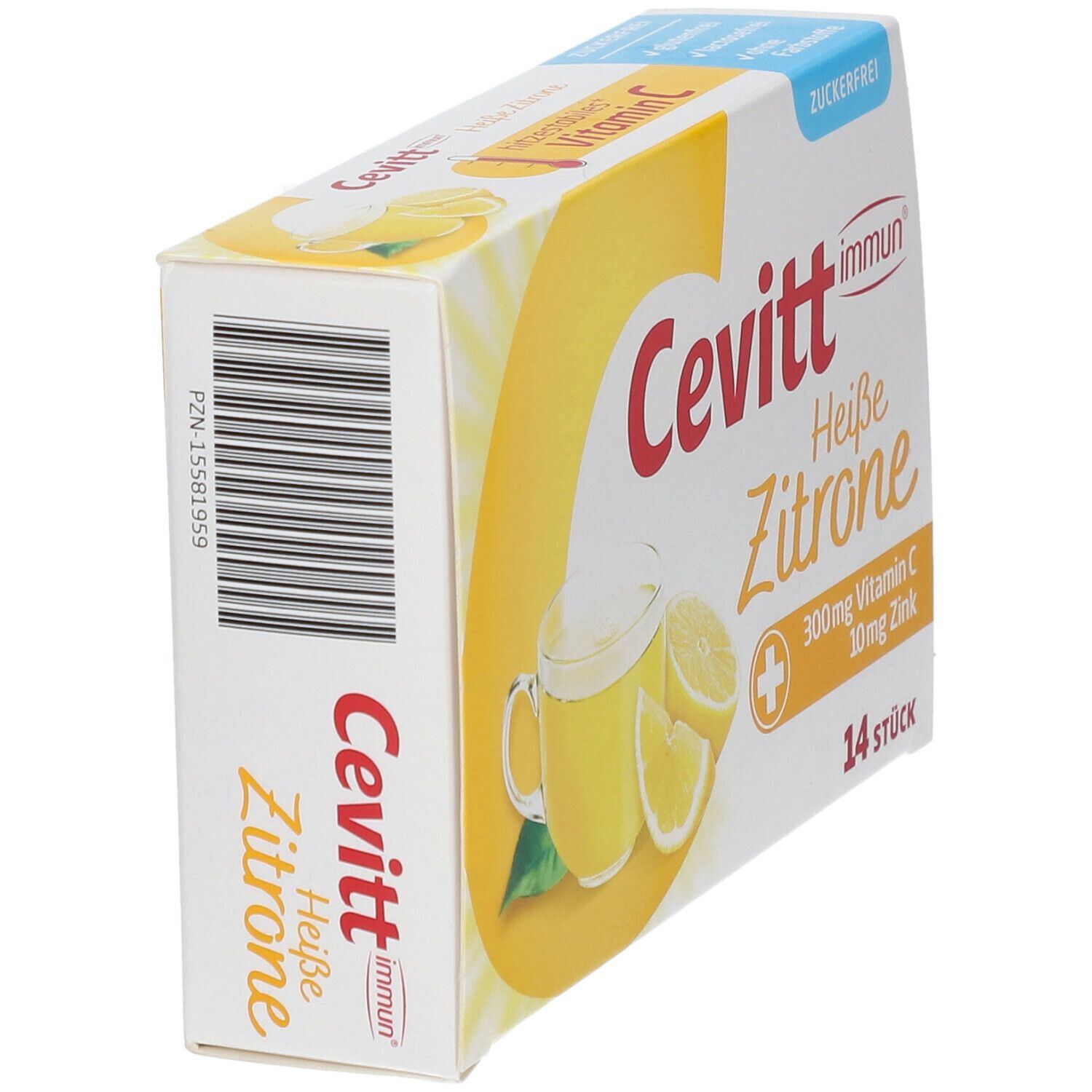 Cevitt immun Heiße Zitrone zuckerfrei 14 St - Shop Apotheke