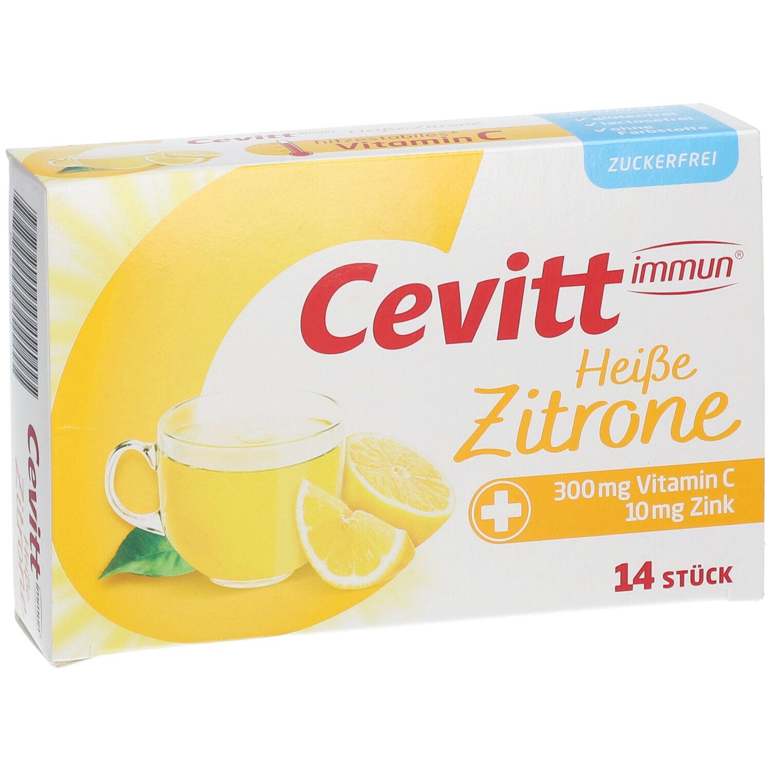 Cevitt immun Heiße Zitrone zuckerfrei 14 St - Shop Apotheke
