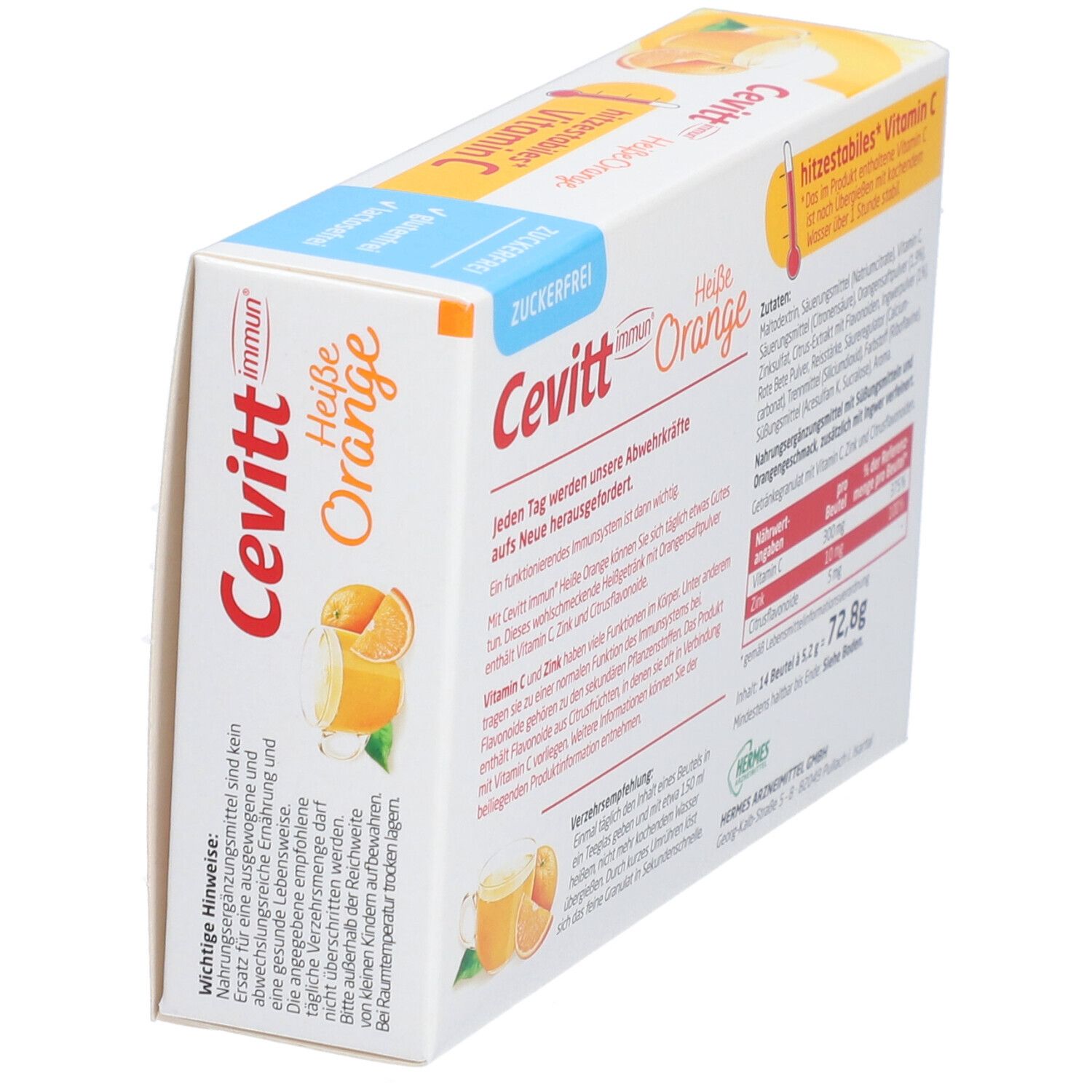Cevitt immun ® heiße Orange zuckerfrei 14 St - Shop Apotheke