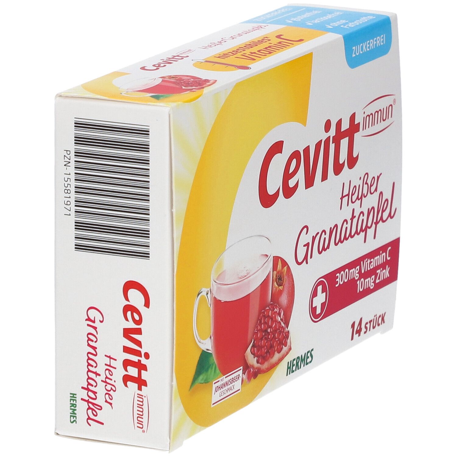 Cevitt immun® Heißer Granatapfel zuckerfrei 14 St - Shop Apotheke