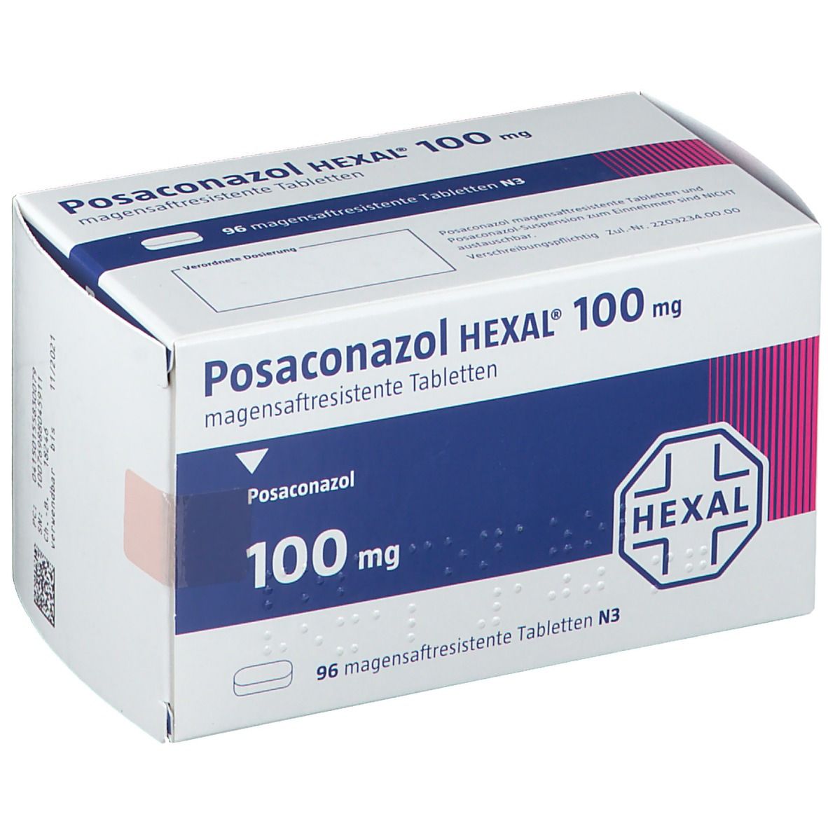 Posaconazol HEXAL® 100 mg 96 St mit dem E-Rezept kaufen - Shop Apotheke