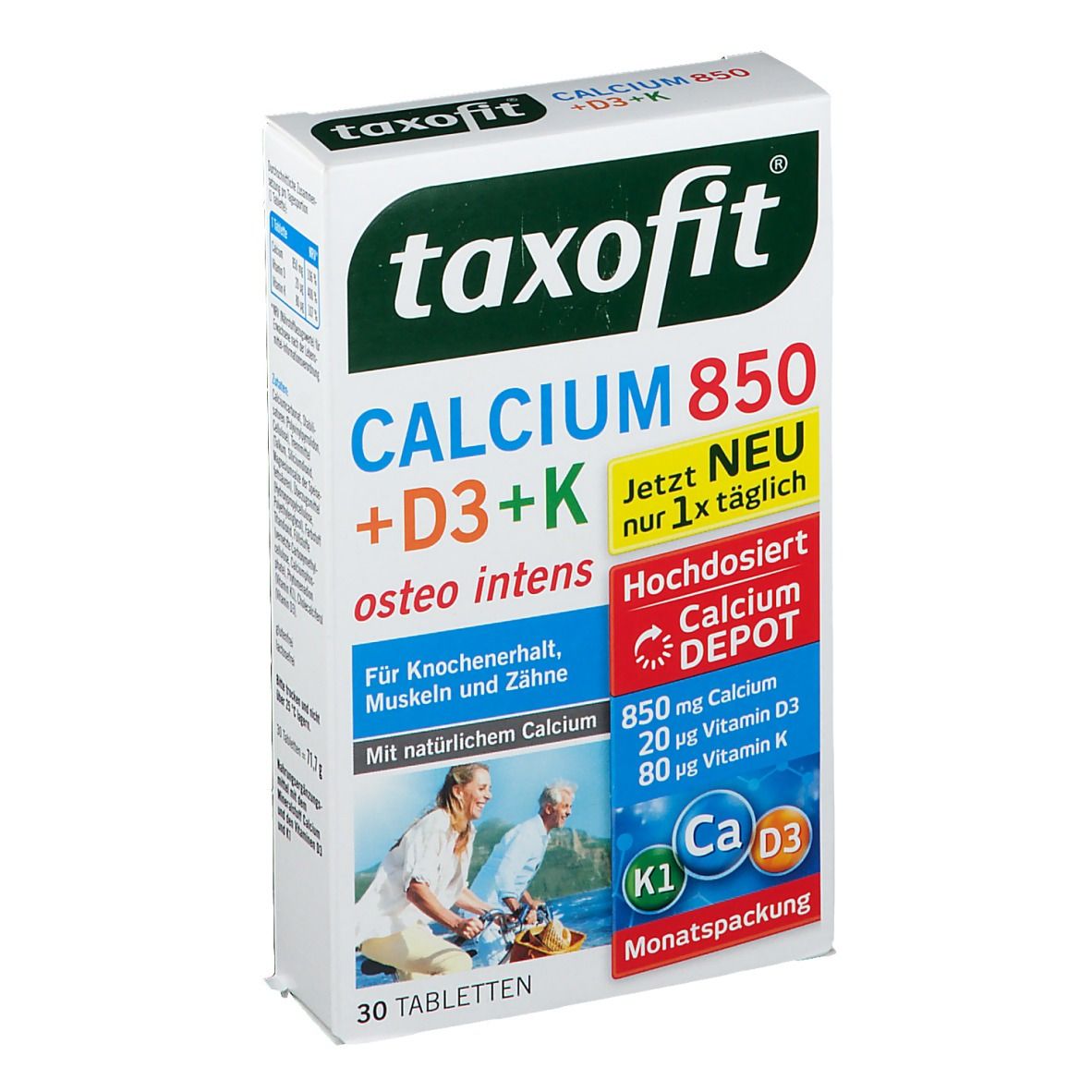 Taxofit® Calcium 850 + D3+ K 30 St - shop-apotheke.com