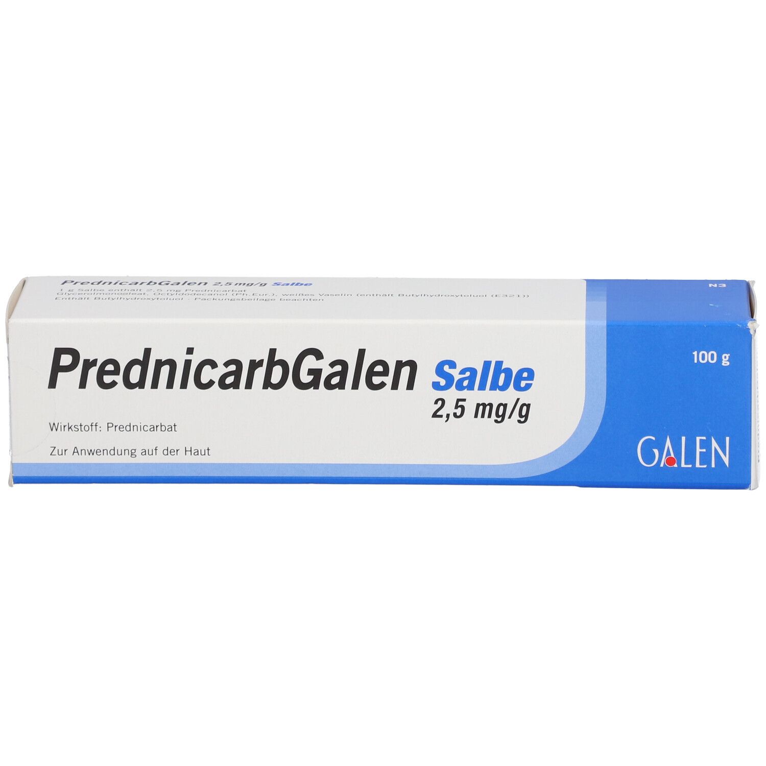 PREDNICARBGALEN 2,5 mg/g Salbe 100 g mit dem E-Rezept kaufen - Shop ...