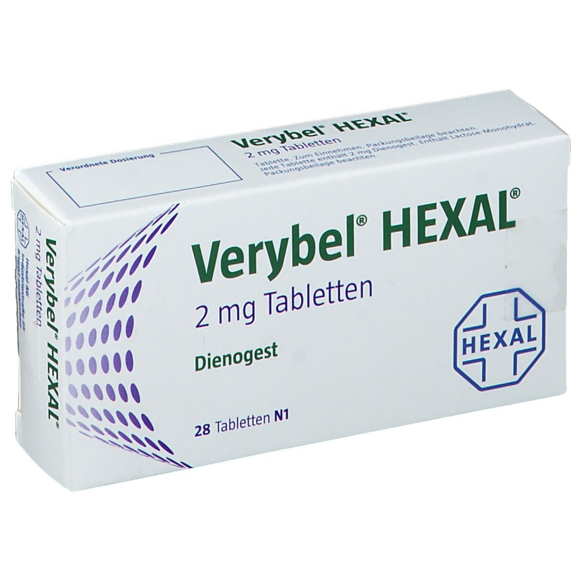 Verybel® HEXAL® 2 mg 28 St mit dem E-Rezept kaufen - SHOP APOTHEKE