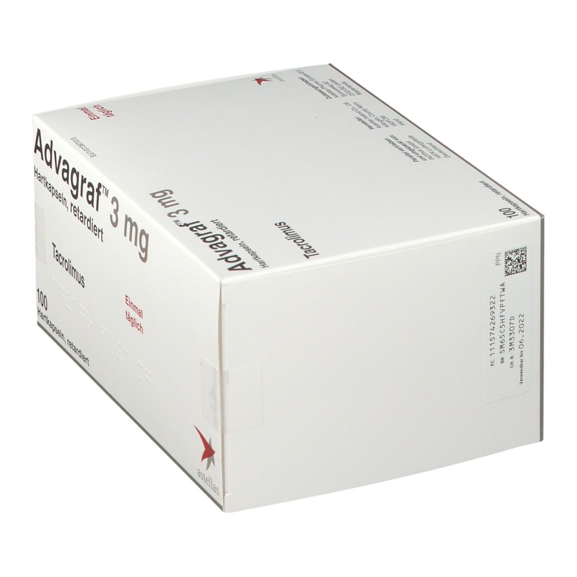 Advagraf 3 mg Retardiert 100 St mit dem E-Rezept kaufen - Shop Apotheke