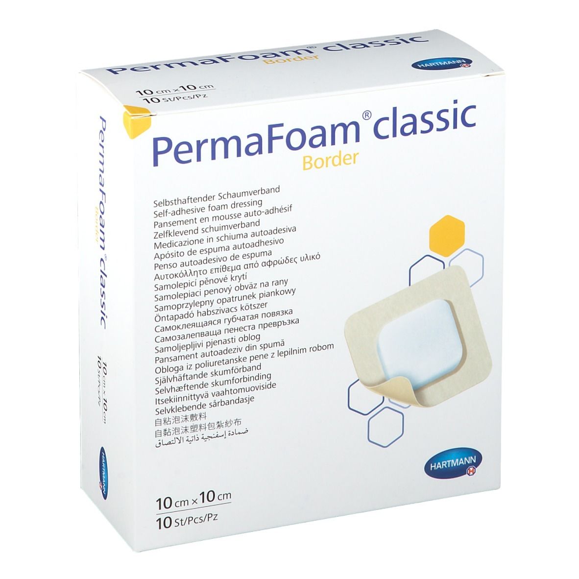 PermaFoam® Classic Border 10 x 10 cm 10 St - shop-apotheke.com
