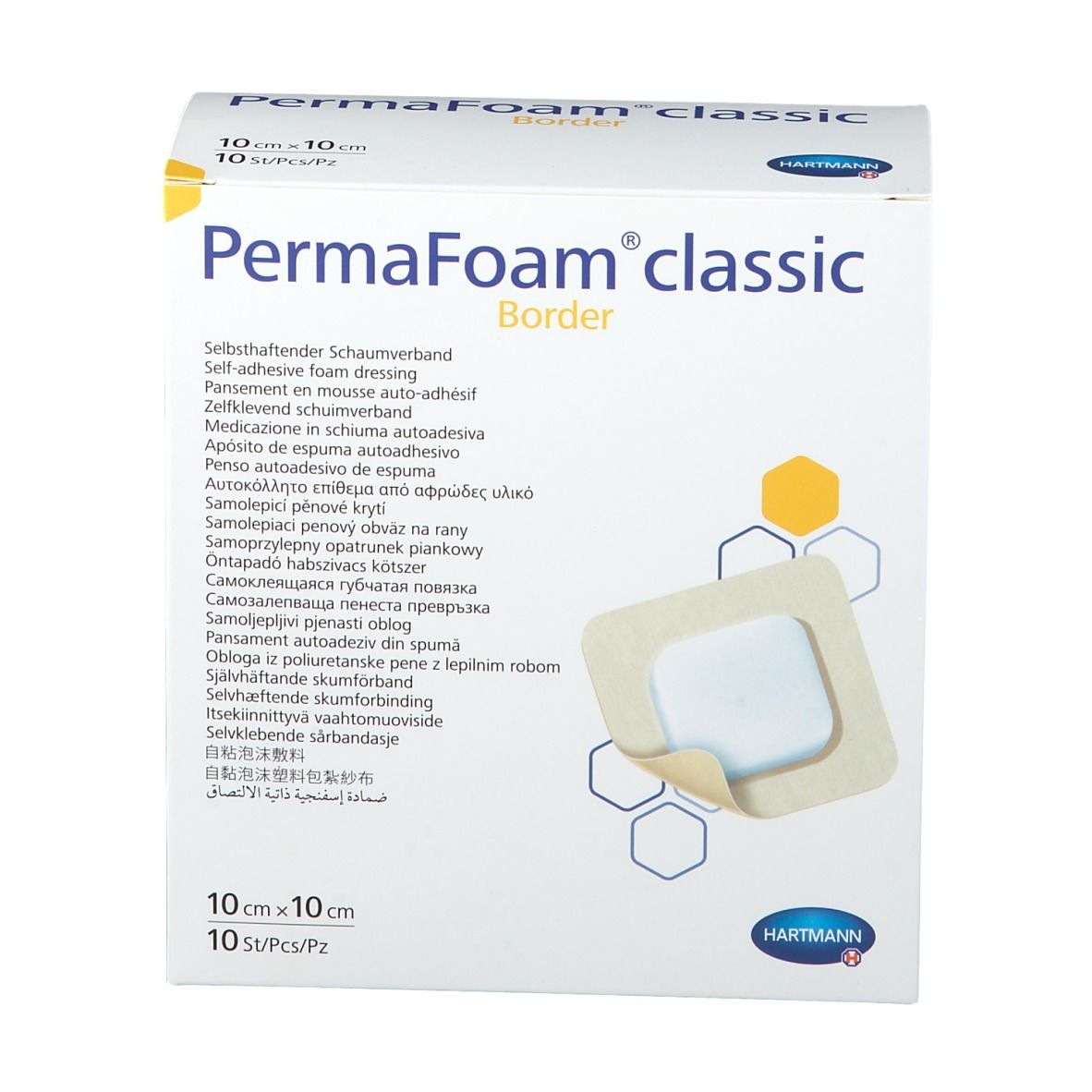 PermaFoam® Classic Border 10 x 10 cm 10 St - shop-apotheke.com