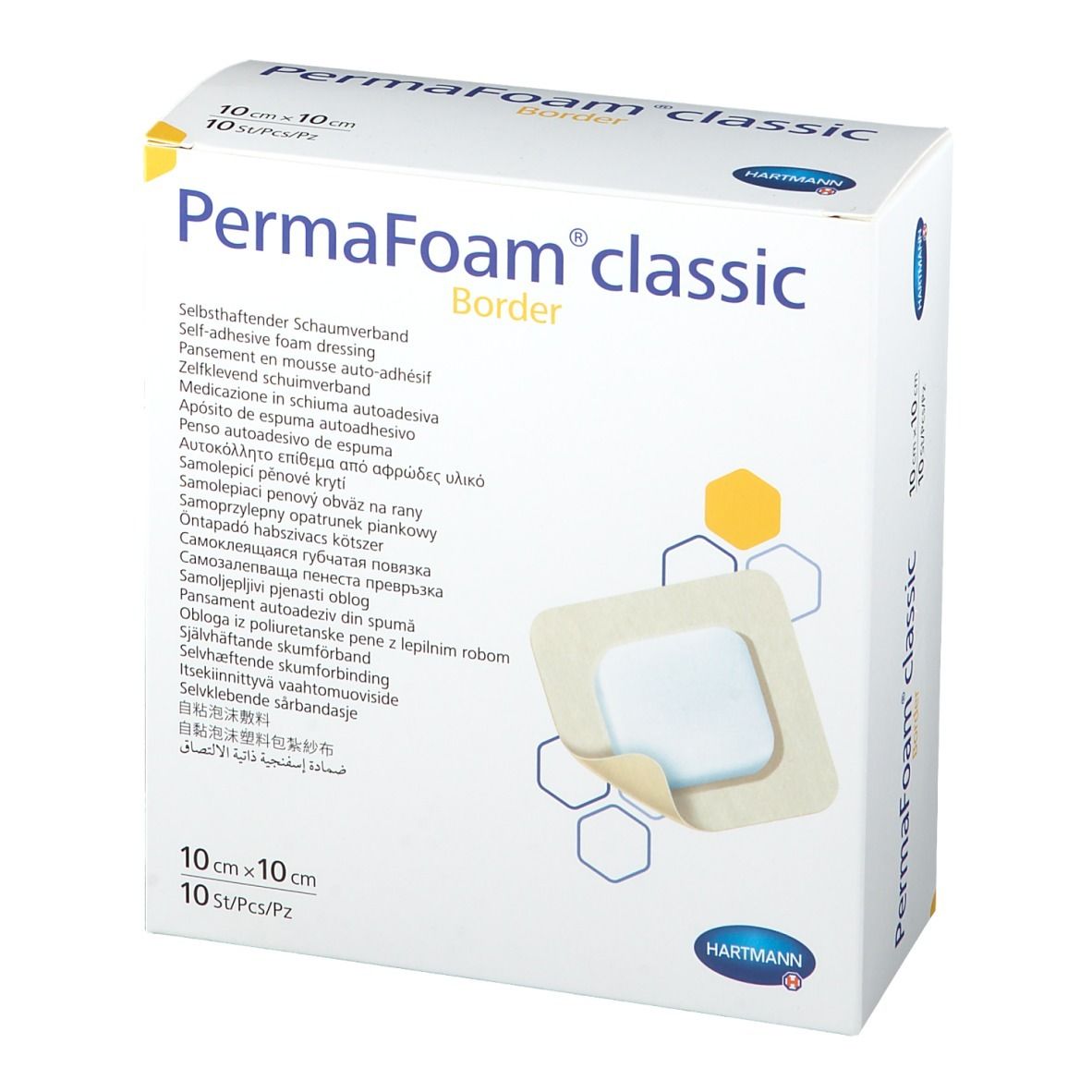 PermaFoam® Classic Border 10 x 10 cm 10 St - shop-apotheke.com