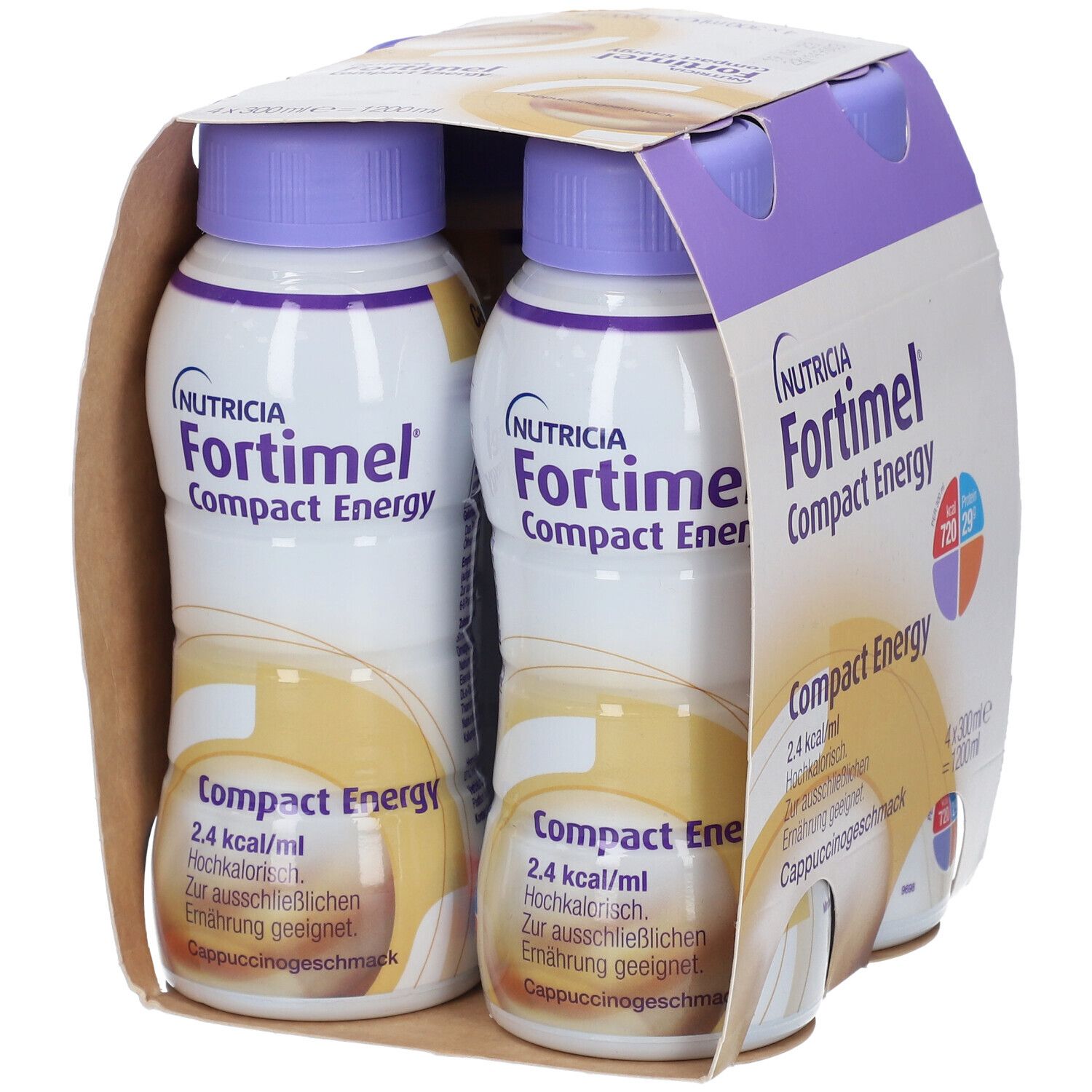Fortimel Compact Energy Trinknahrung Cappuccino 4x300 ml - shop ...