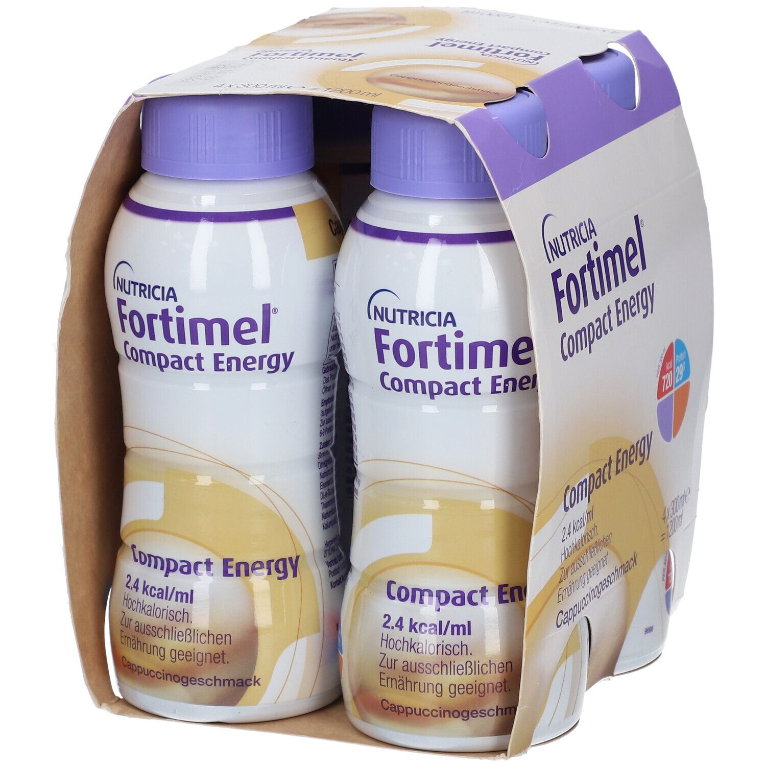 Fortimel Compact Energy Trinknahrung Cappuccino 4x300 ml - shop ...