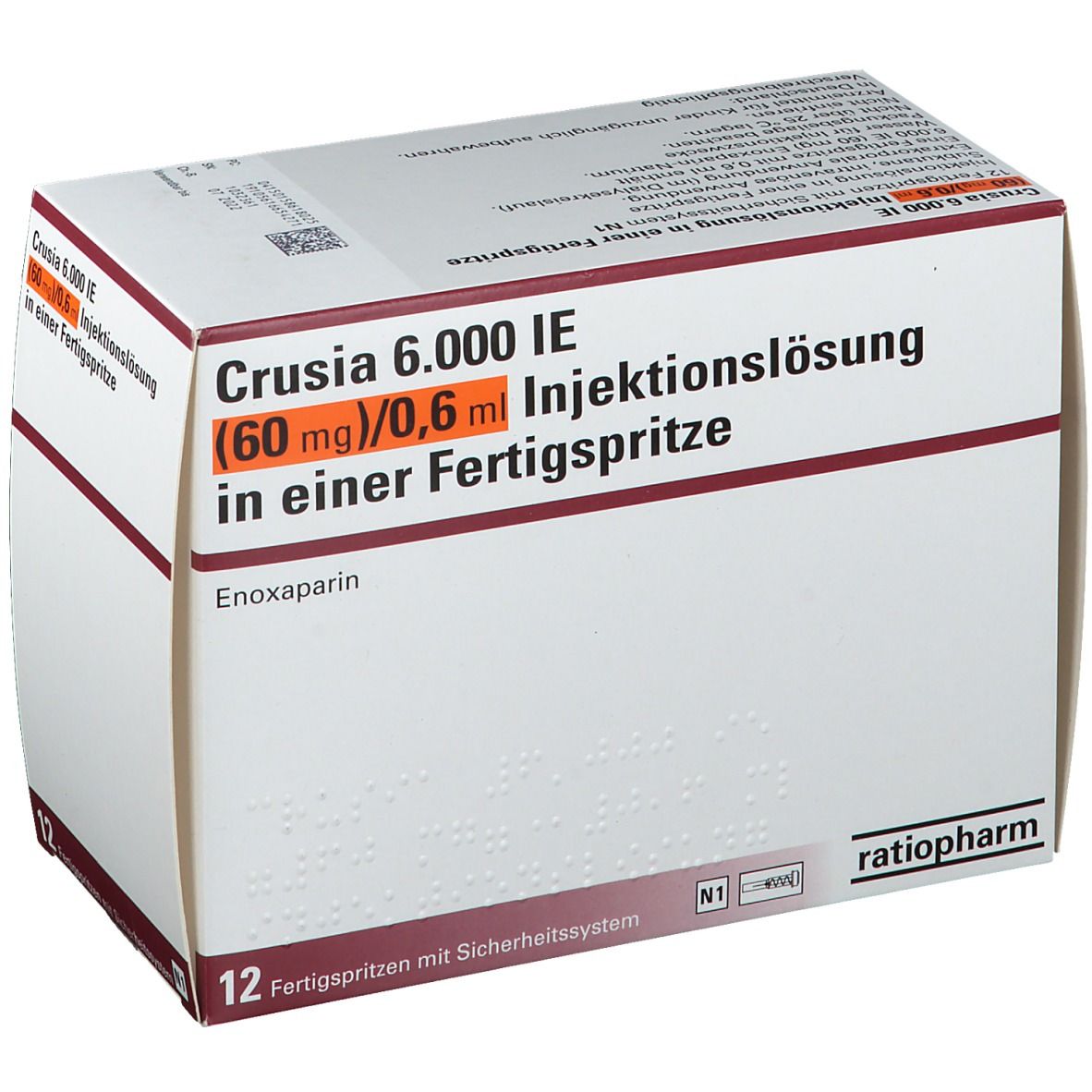 Crusia 6.000 I.E. 60 mg/0,6 ml 12 St - shop-apotheke.com