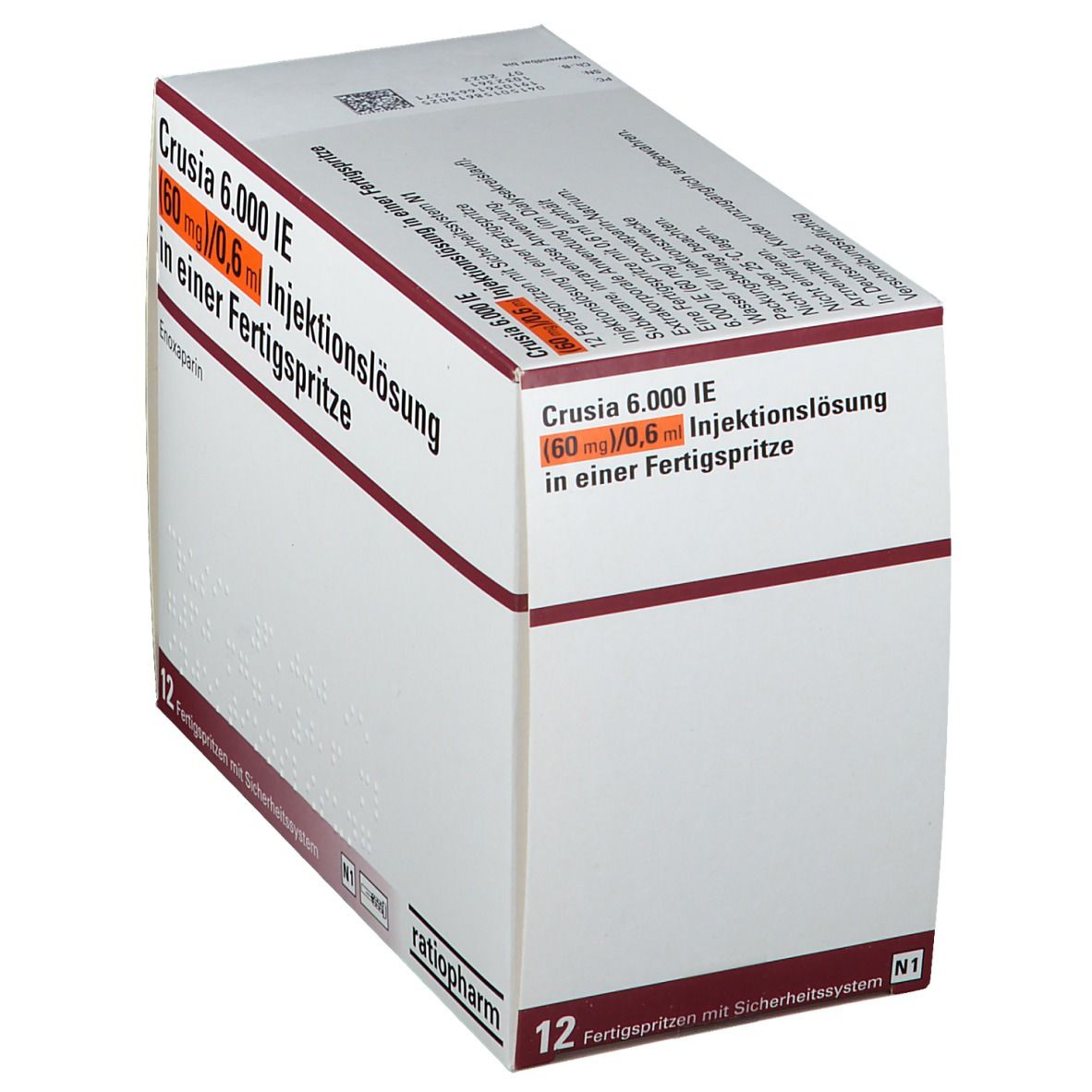 Crusia 6.000 I.E. 60 mg/0,6 ml 12 St - shop-apotheke.com