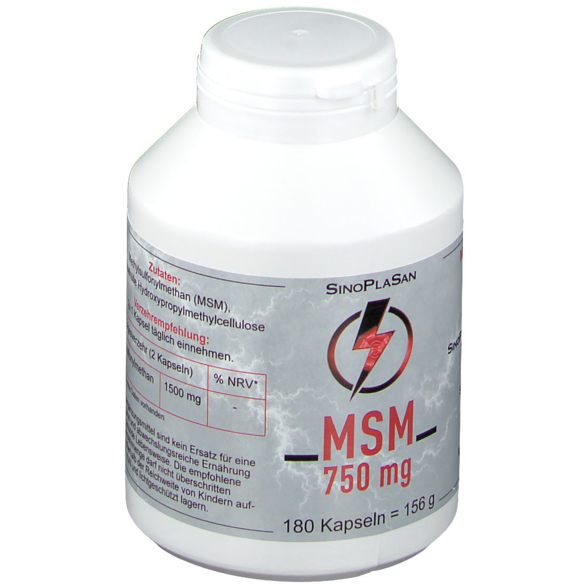 SinoPlaSan MSM 750 mg 180 St - Shop Apotheke