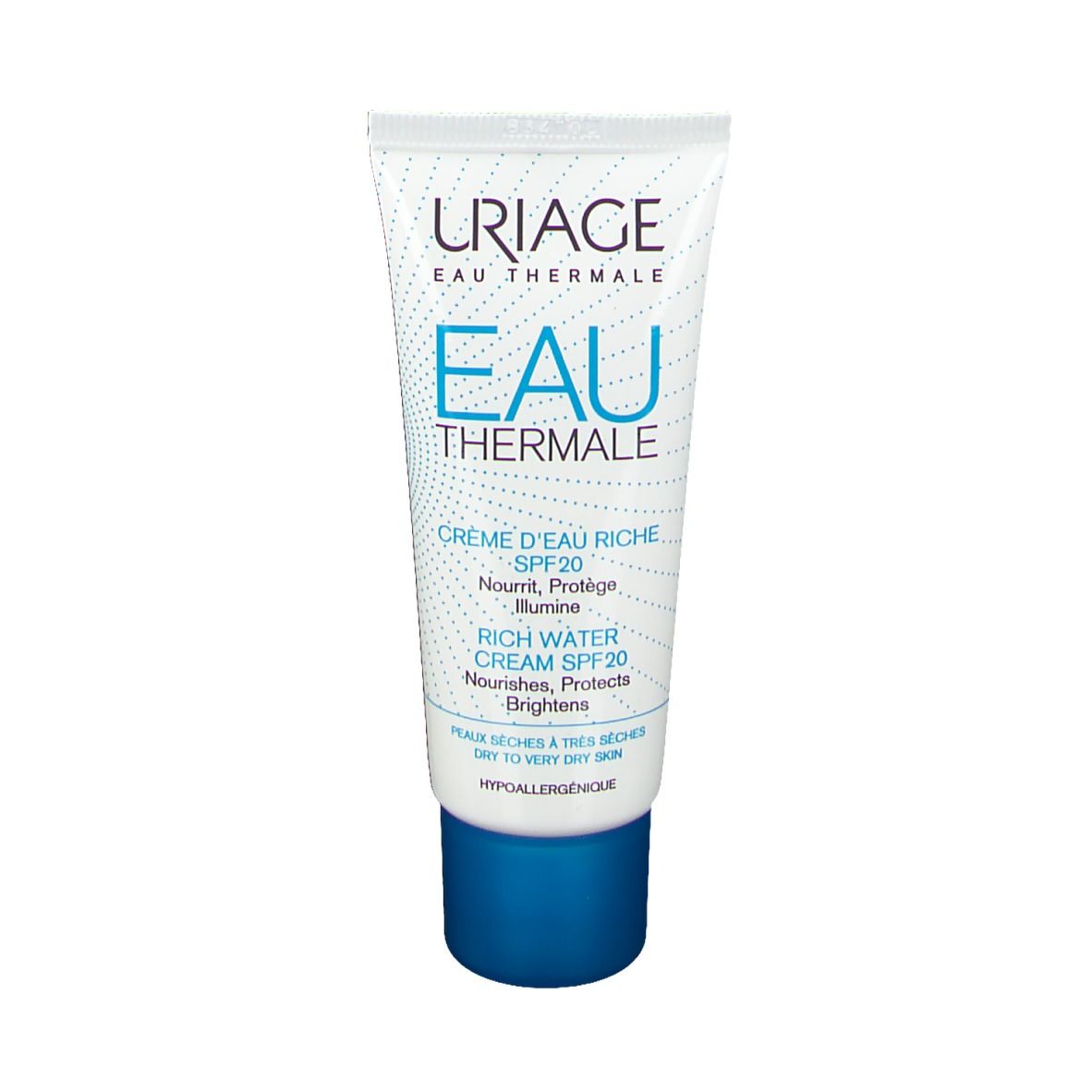 URIAGE EAU THERMALE Rich Water Cream SPF20 / Reichhaltige UV ...