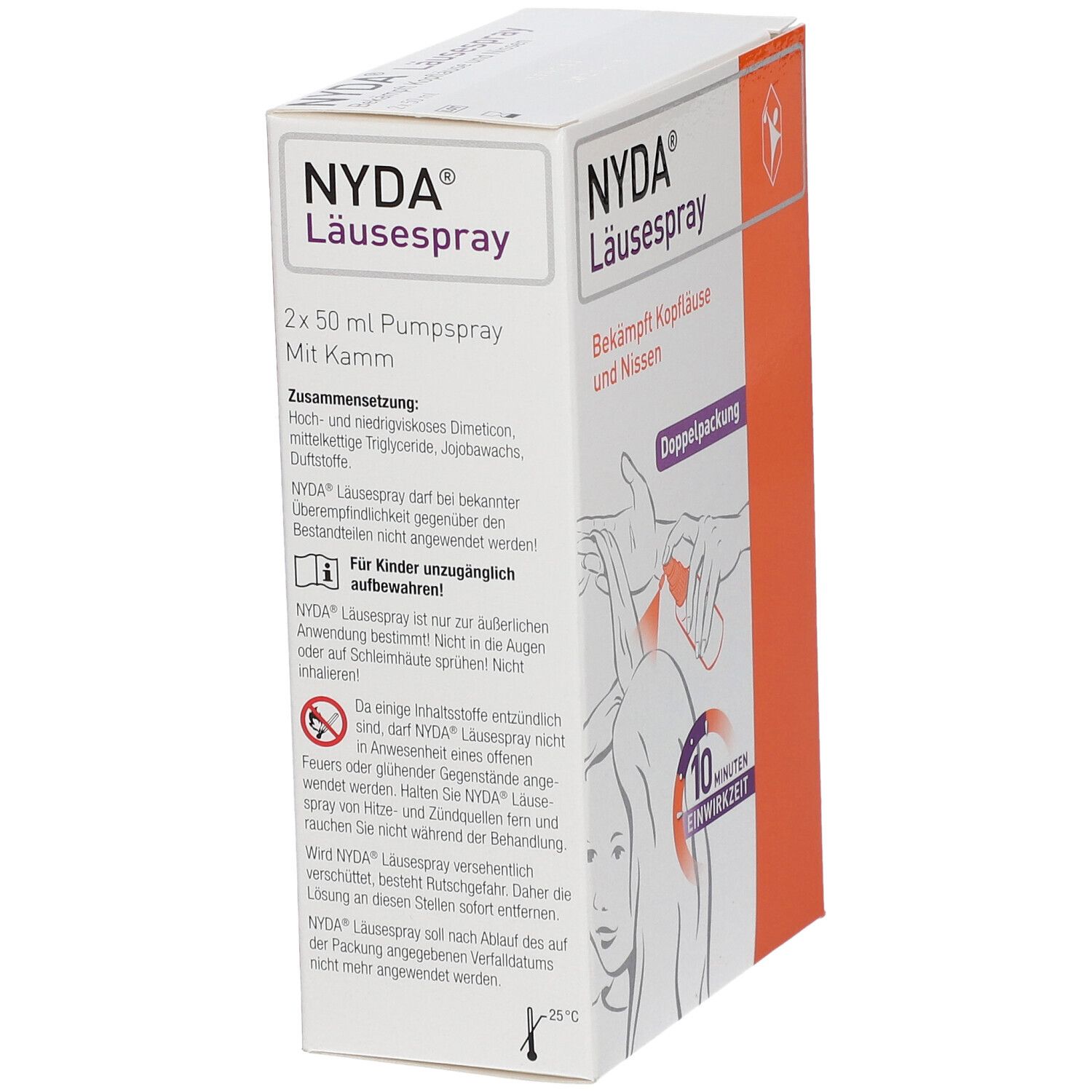 NYDA Läusespray 2x50 ml - shop-apotheke.com