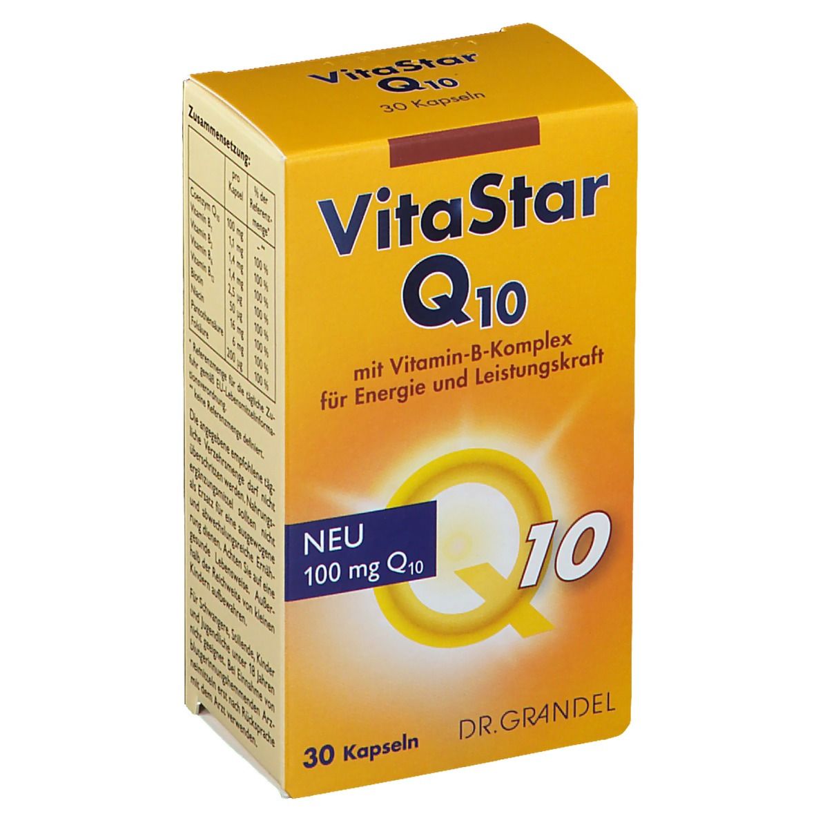 Dr. Grandel VitaStar Q10 30 St - Shop Apotheke