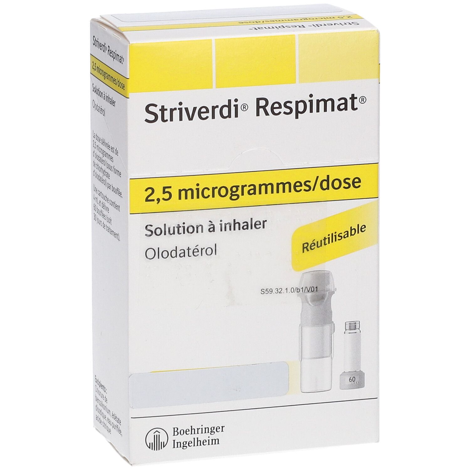 Striverdi® Respimat® 2,5 µg 3x4 ml mit dem E-Rezept kaufen - Shop Apotheke