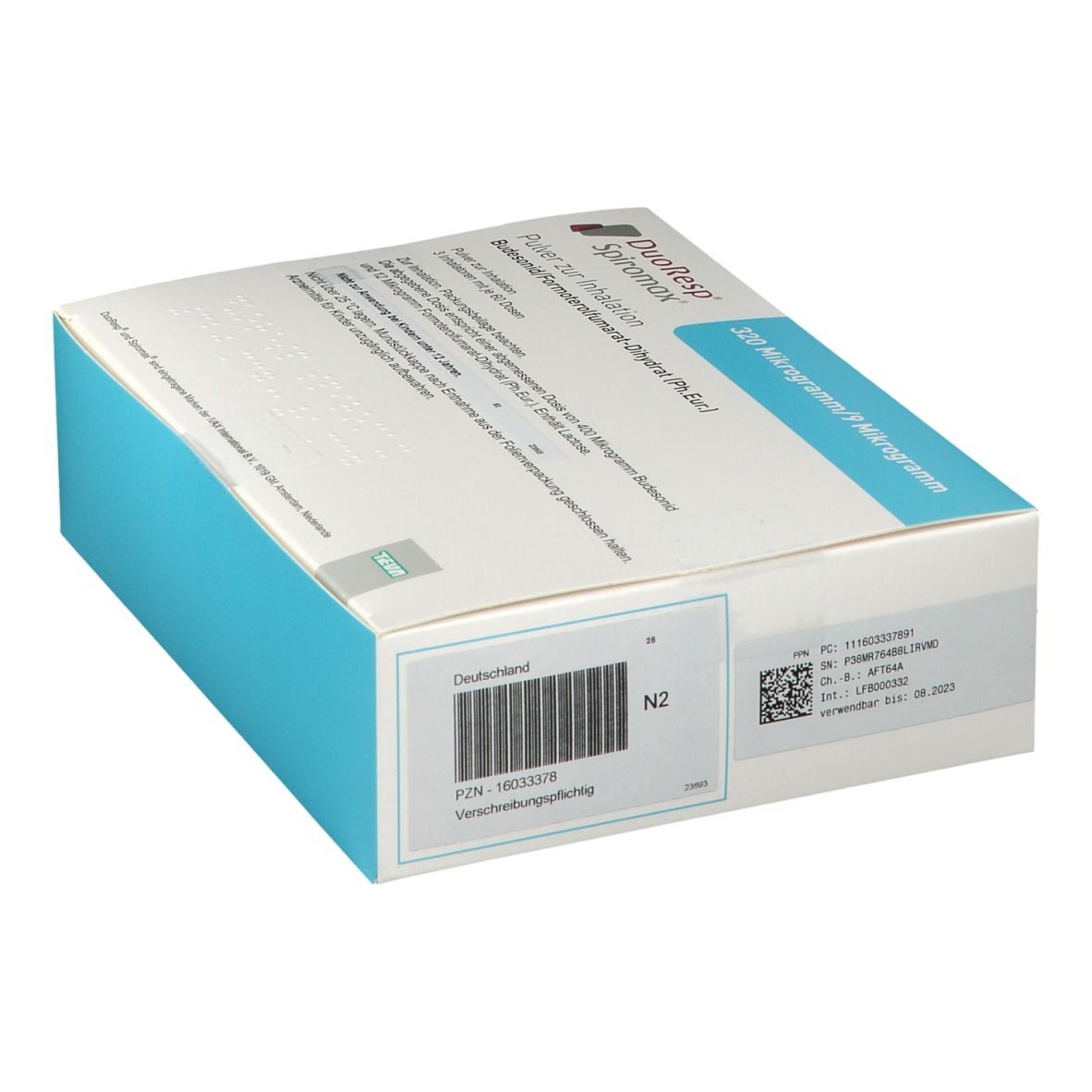 DuoResp® Spiromox® 320 µg/ 9 µg 3 St mit dem E-Rezept kaufen - Shop ...