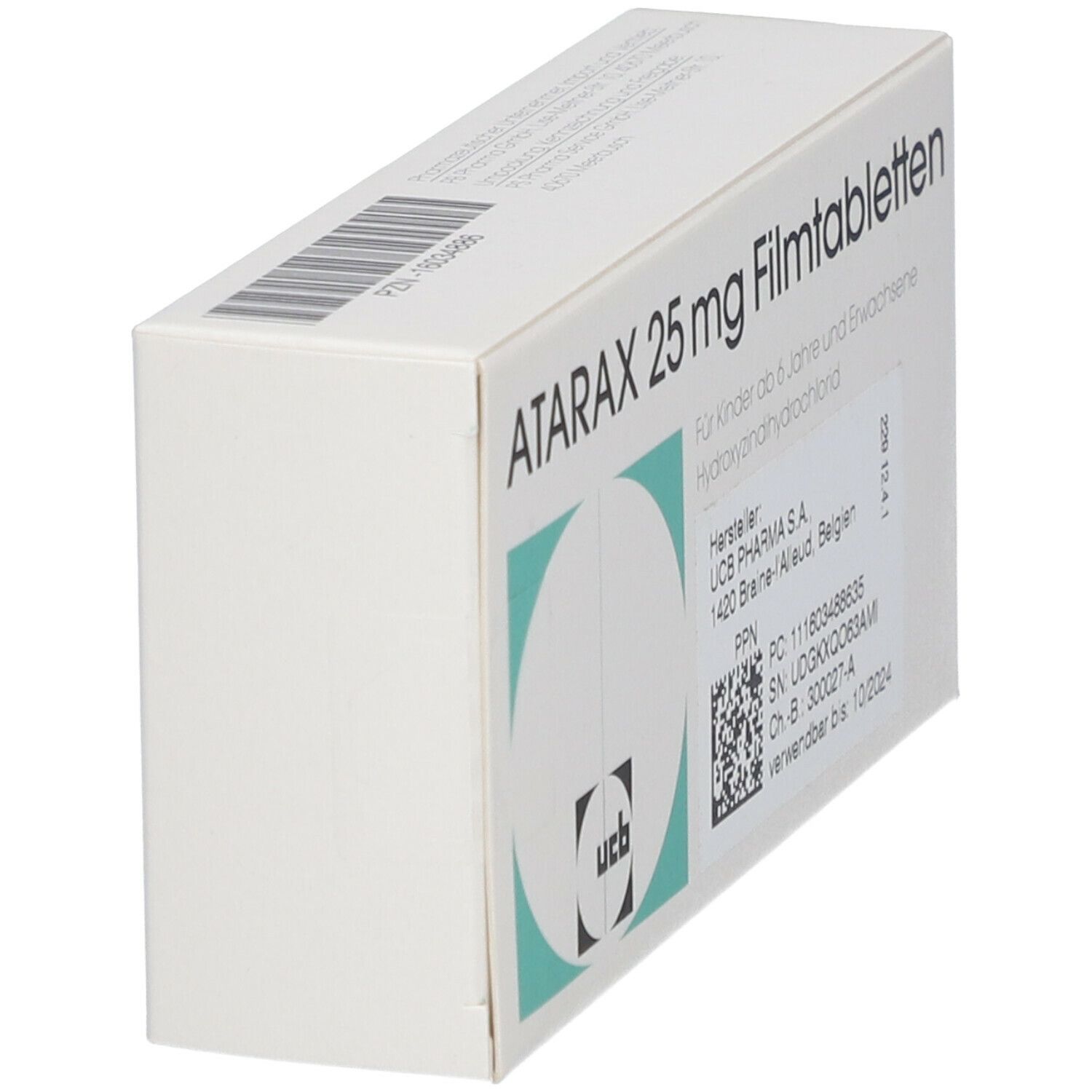 Atarax 25 mg 100 St mit dem E-Rezept kaufen - Shop Apotheke