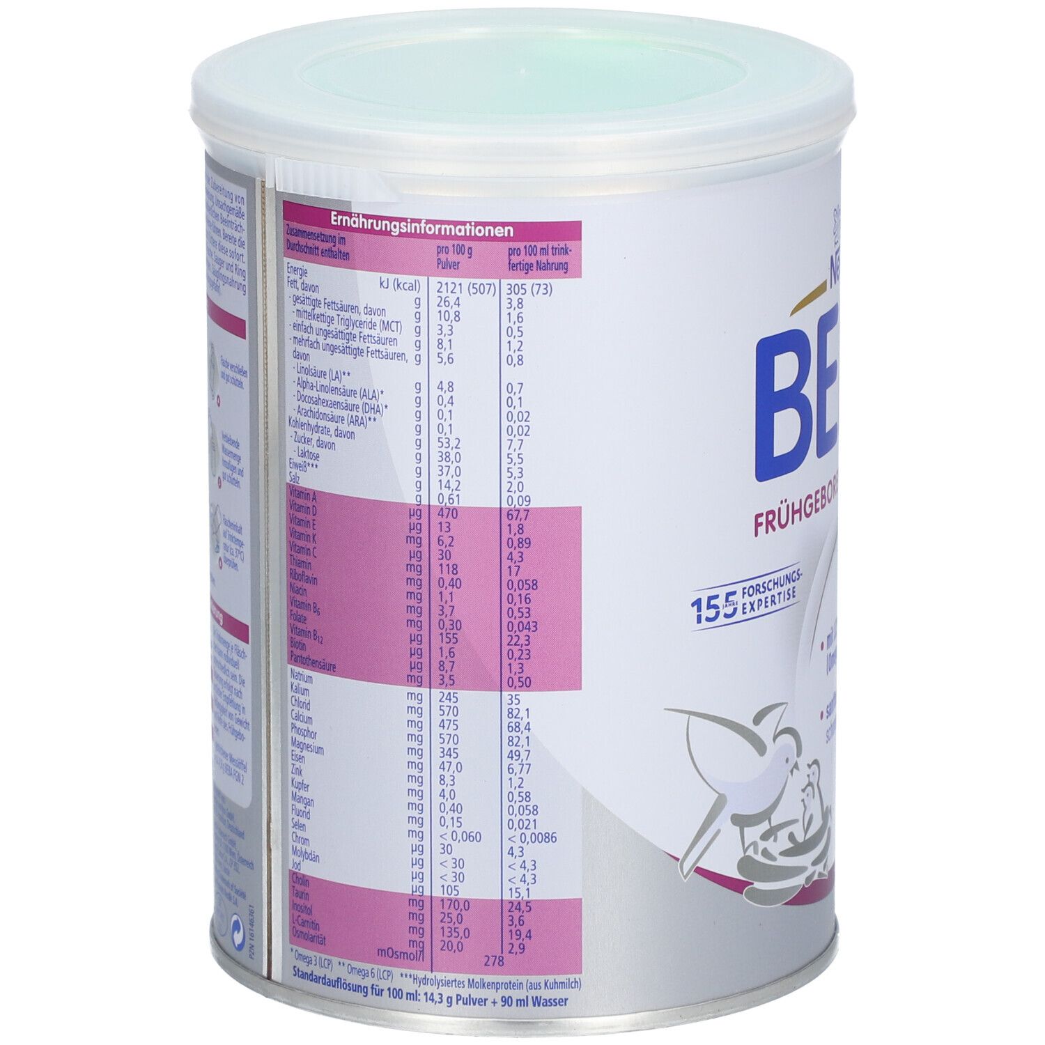 Nestlé BEBA® Frühgeborenennahrung 2 400 g - shop-apotheke.com